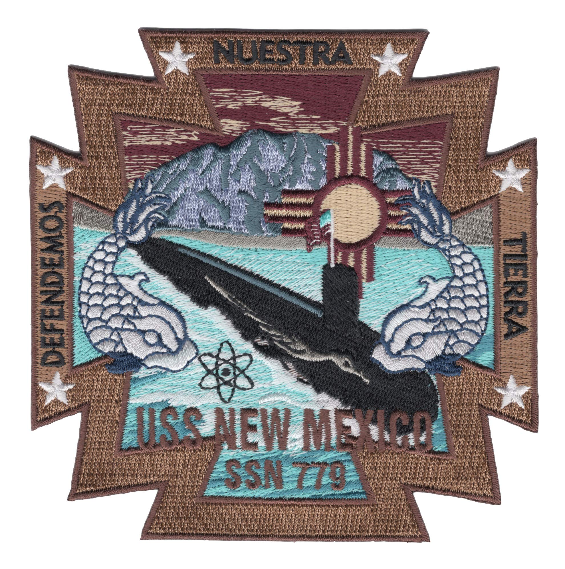 Amazon.com: SSN-779 USS New Mexico Patch : Clothing, Shoes & Jewelry