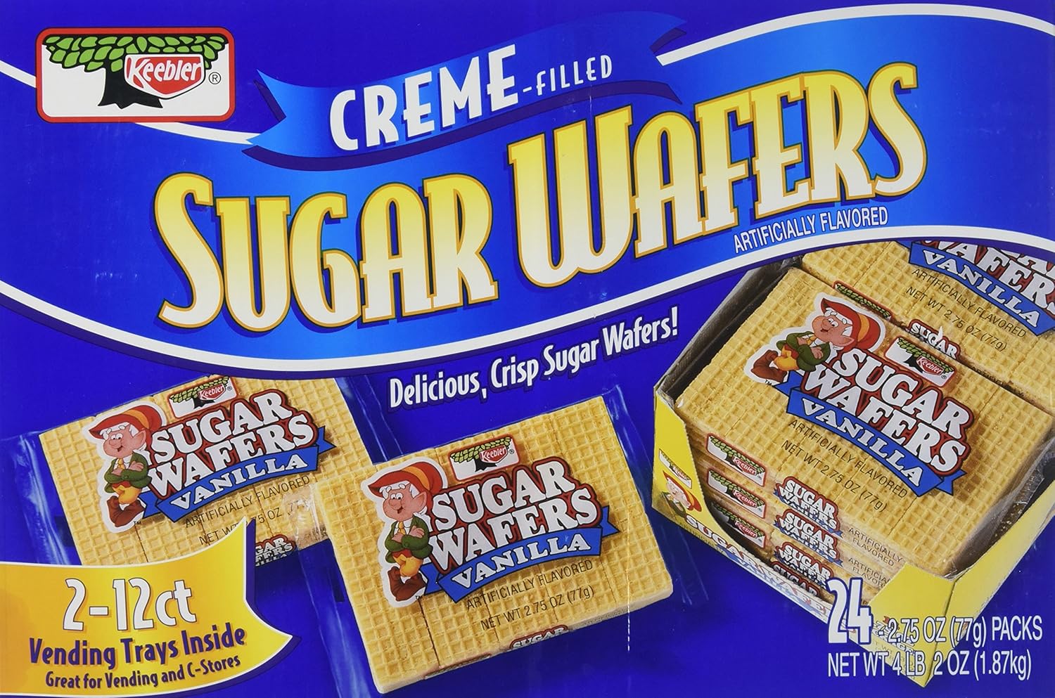 Amazon.com: Keebler Sugar Wafers, 66 Ounce : Grocery & Gourmet Food