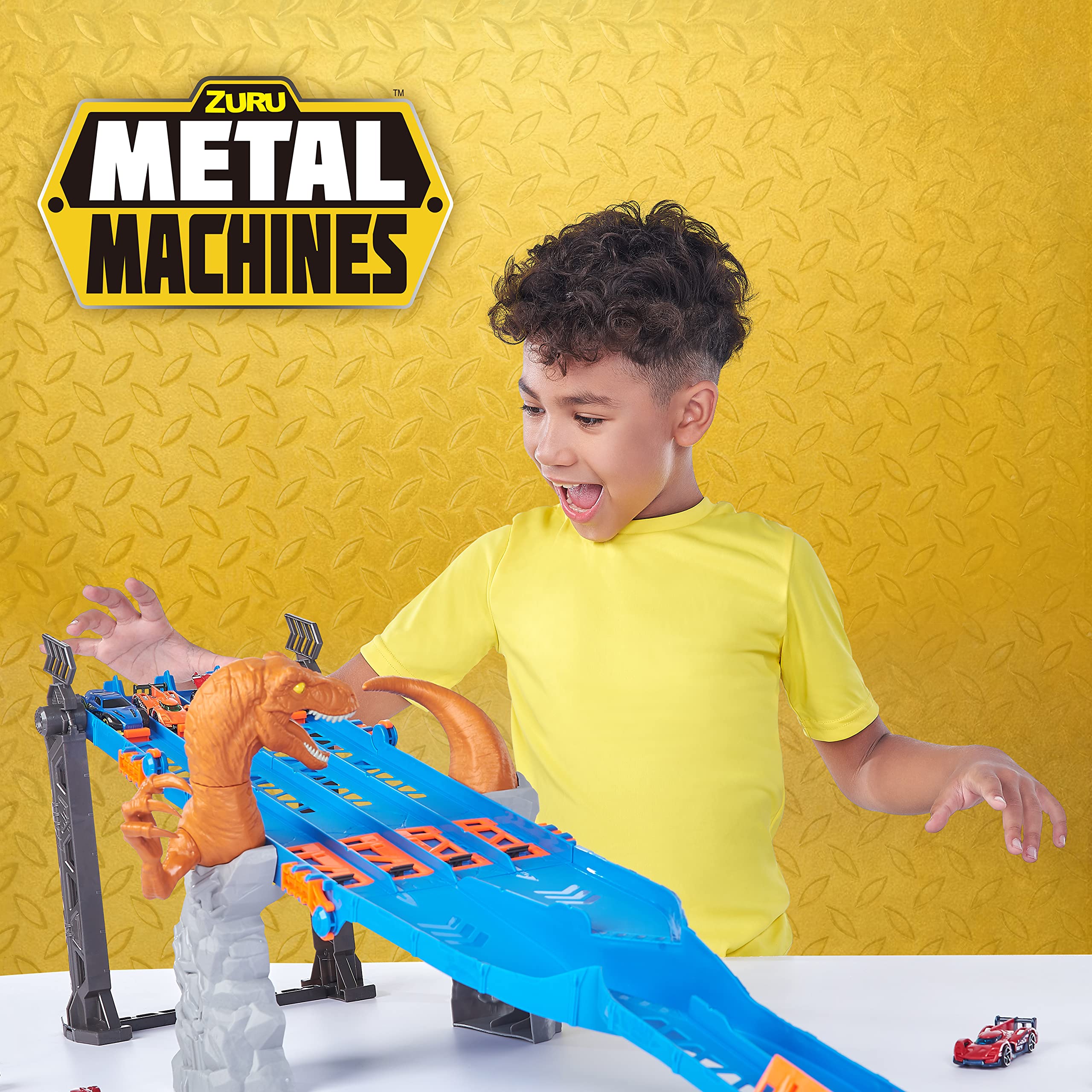 Metal Machines 4-Lane Raptor Attack Track Set Playset...B084X1YN38 ...
