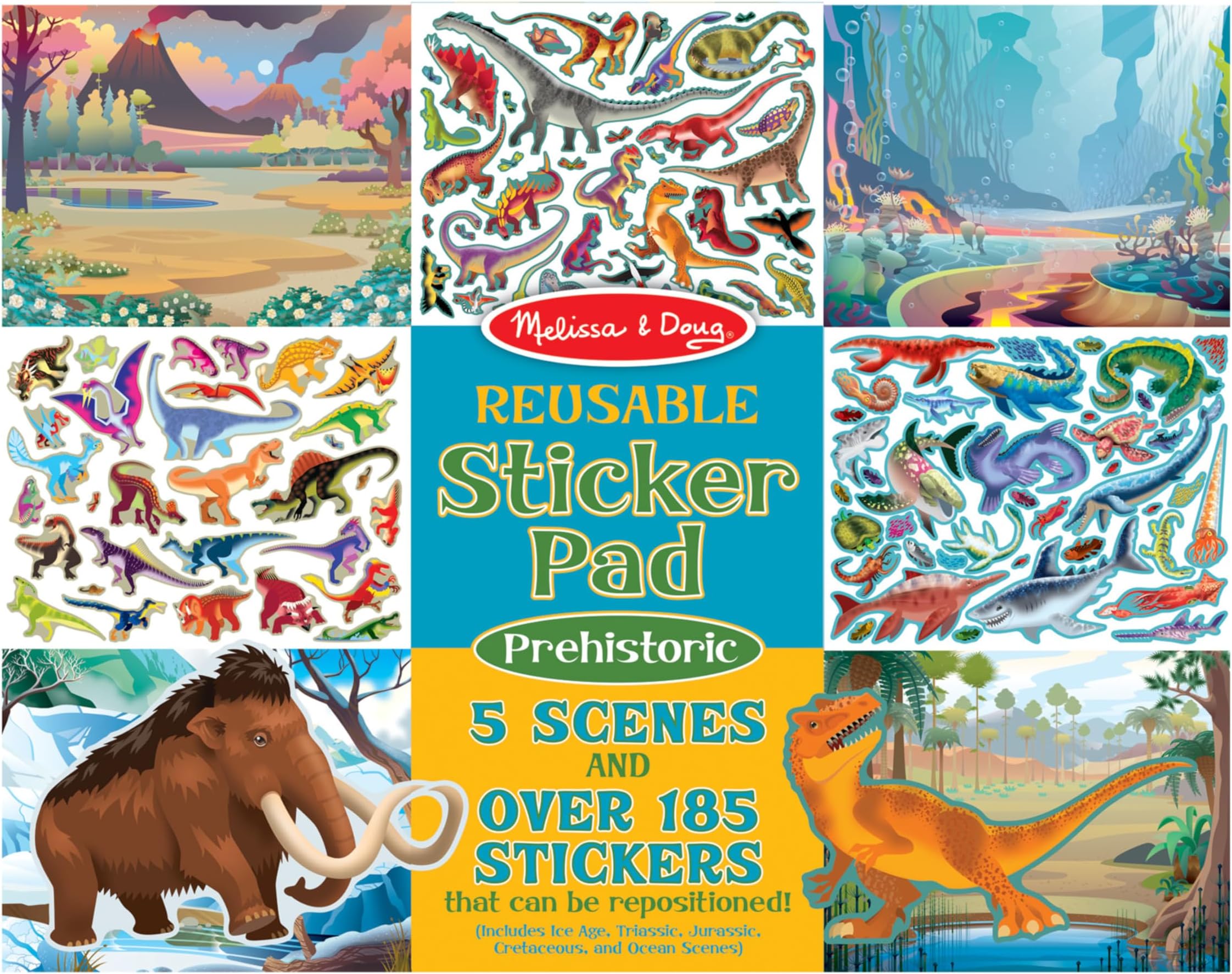 Amazon.com: Animal Habitats Sticker and Coloring Book. 9 Habitats with ...