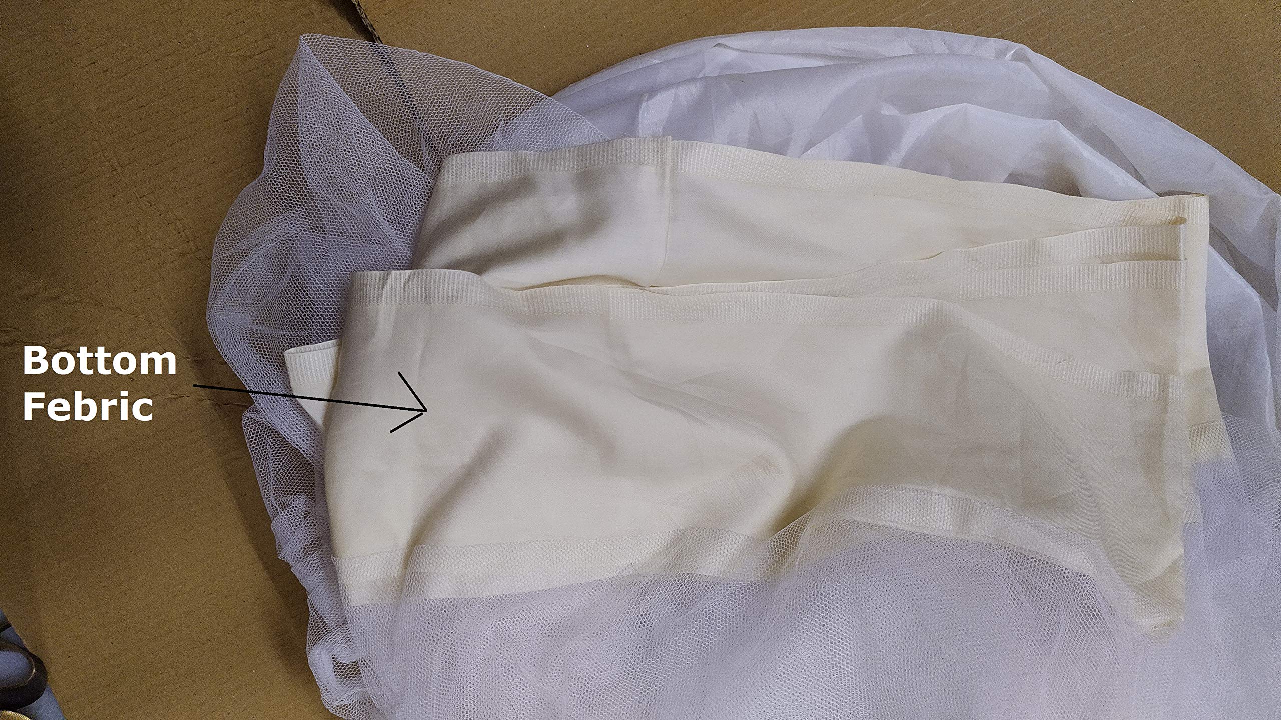 Buy SEPARATE WAY Mosquito Net for Single Bed, Round Canopy with Metal ...