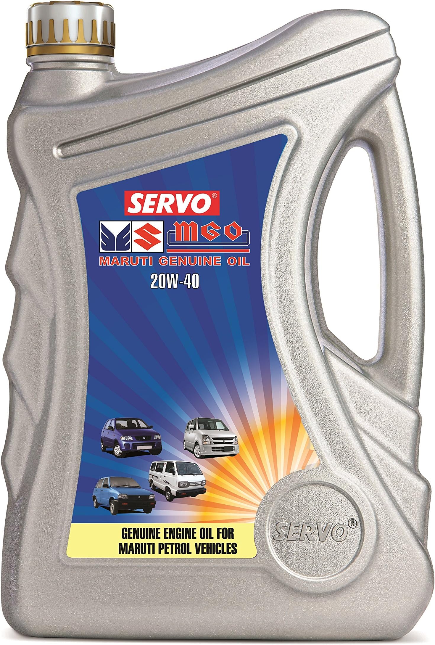 SERVO MGO Engine Oil for Maruti Vehicles- 3L, 20W-40 : Amazon.in: Car ...