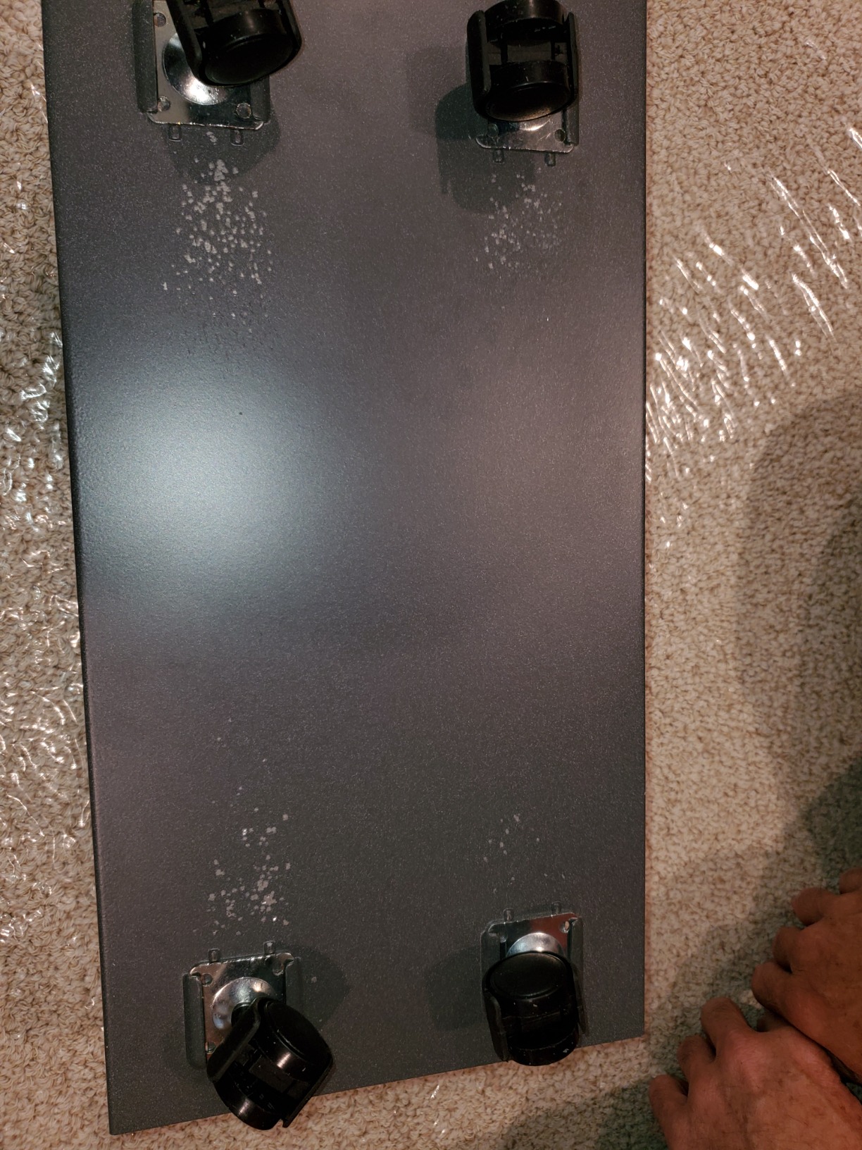 Amazon.com: SKYZONAL CPU Holder Stand Computer Rack with Caster Wheels ...