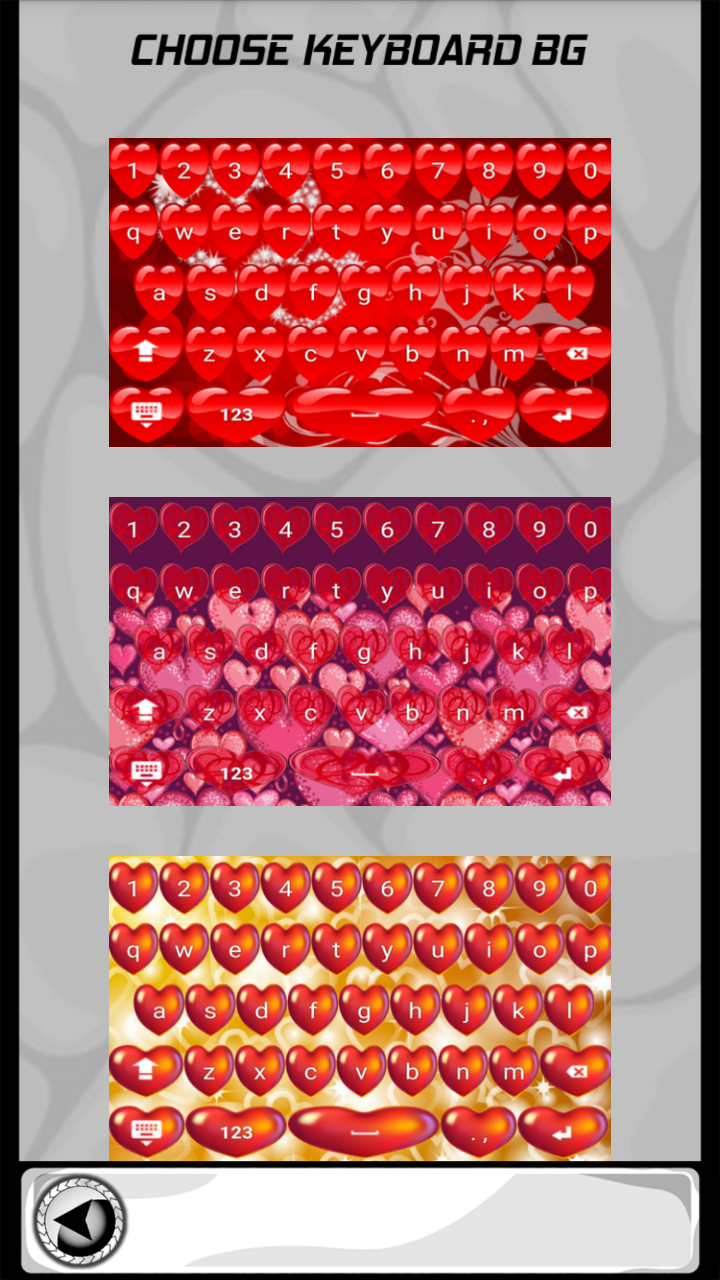 Glitter Heart Keyboards:Amazon.co.uk:Appstore for Android