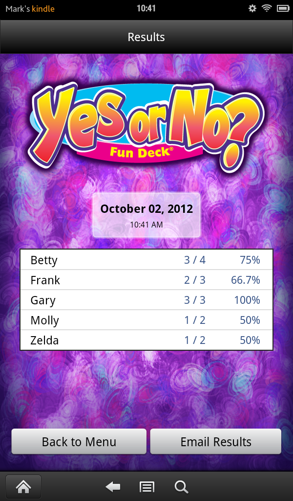 Yes or No? Fun Deck:Amazon.com:Appstore for Android