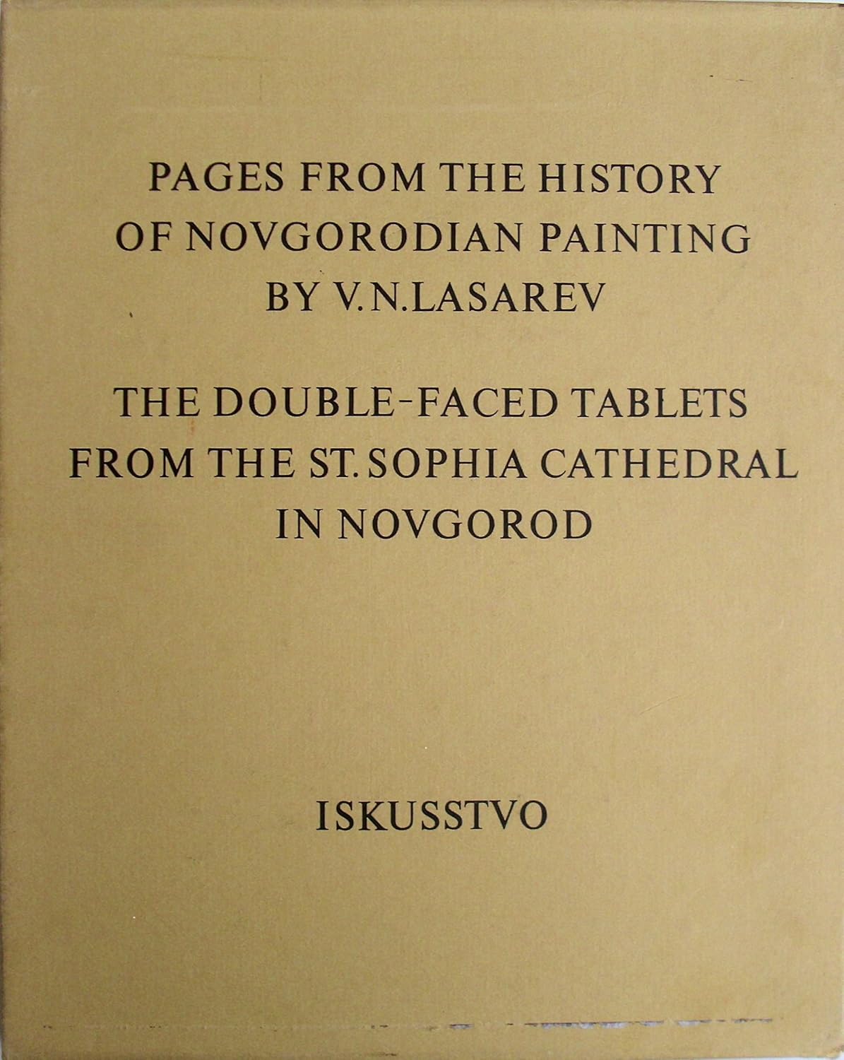 Pages from the history of Novgorodian painting;: The double-faced ...