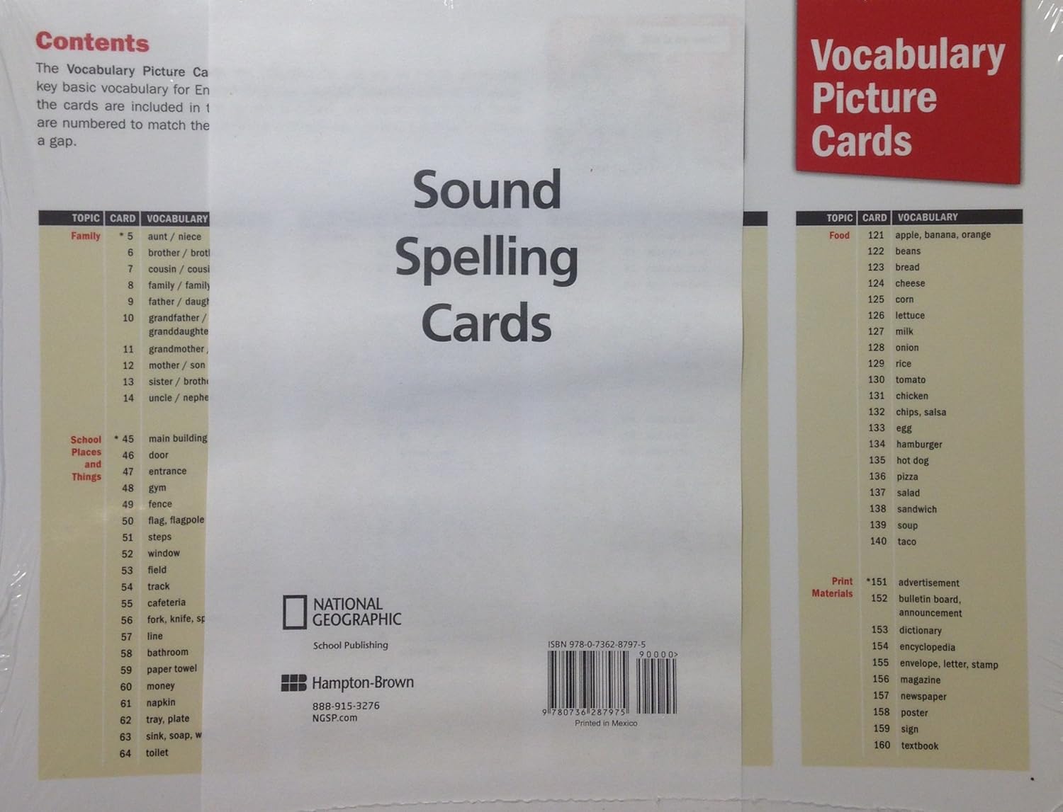 In the U.S.A.: Sound/Spelling Cards (Summer School): National ...