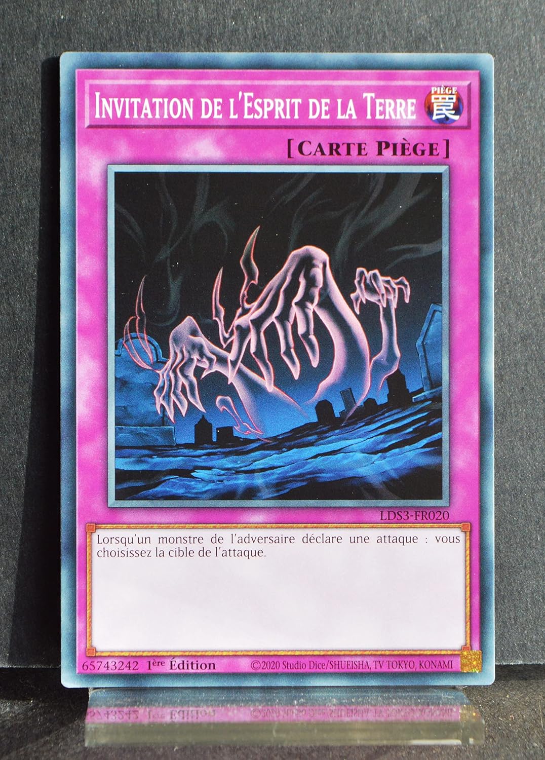 Carte YU-Gi-Oh LDS3-FR020 Invitation de l'esprit de la Terre : Amazon ...
