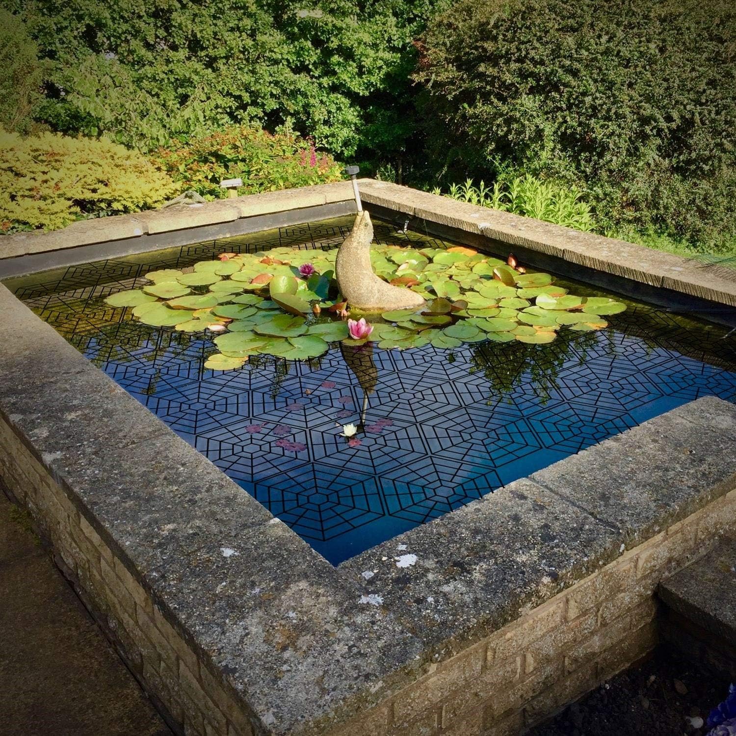 Trintion 20Pcs Pond Protector Cover Net Floating Water Fish Pests Guard ...