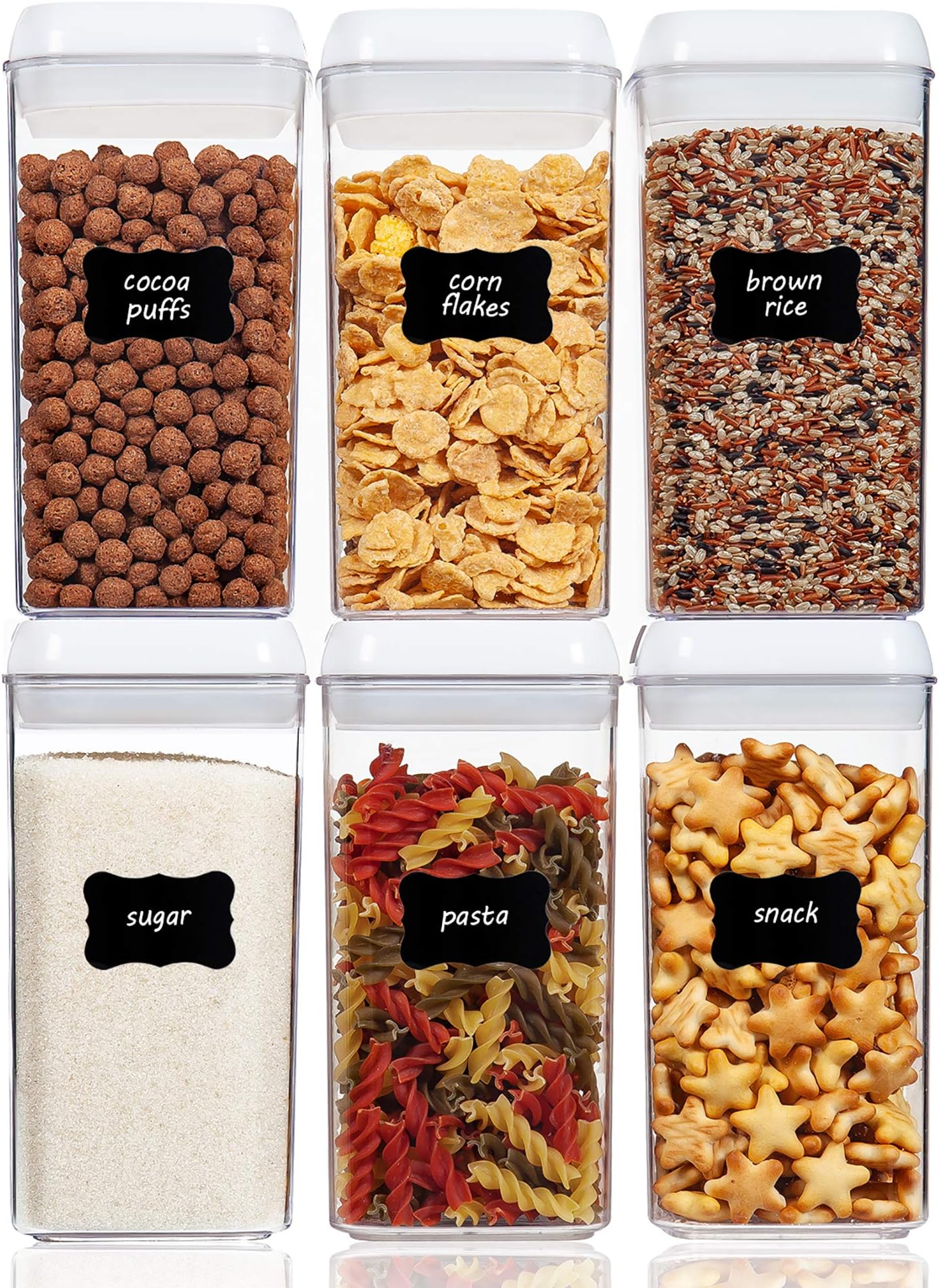 Amazon.com: Airtight Food Storage Containers with Lids, Vtopmart 24 pcs ...