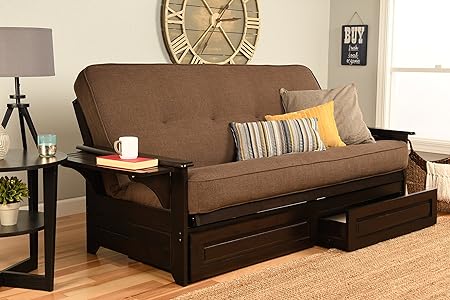Amazon.com: Kodiak Furniture Phoenix Full Size Futon In Espresso Finish ...