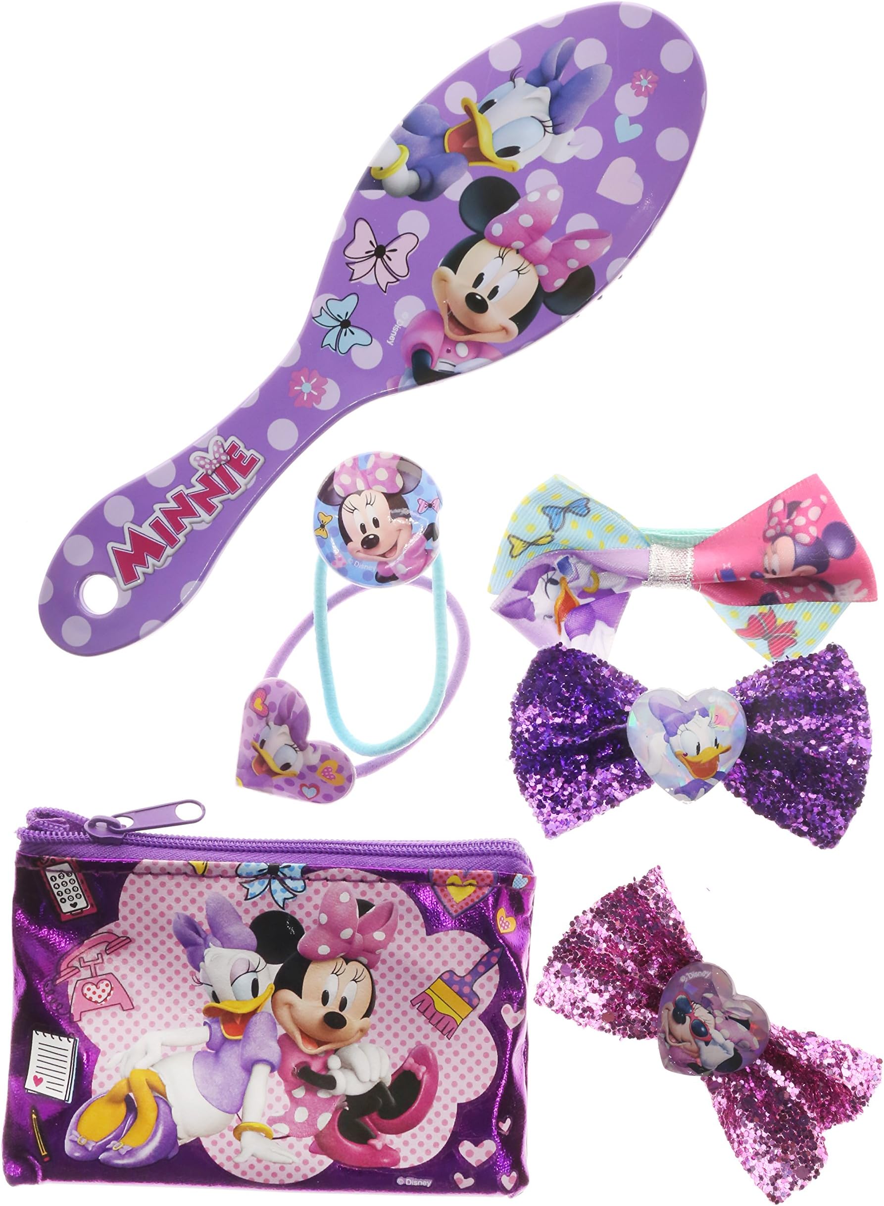 Amazon.com : LUV HER Disney Minnie Mouse Hair Accessory Case for Girls ...