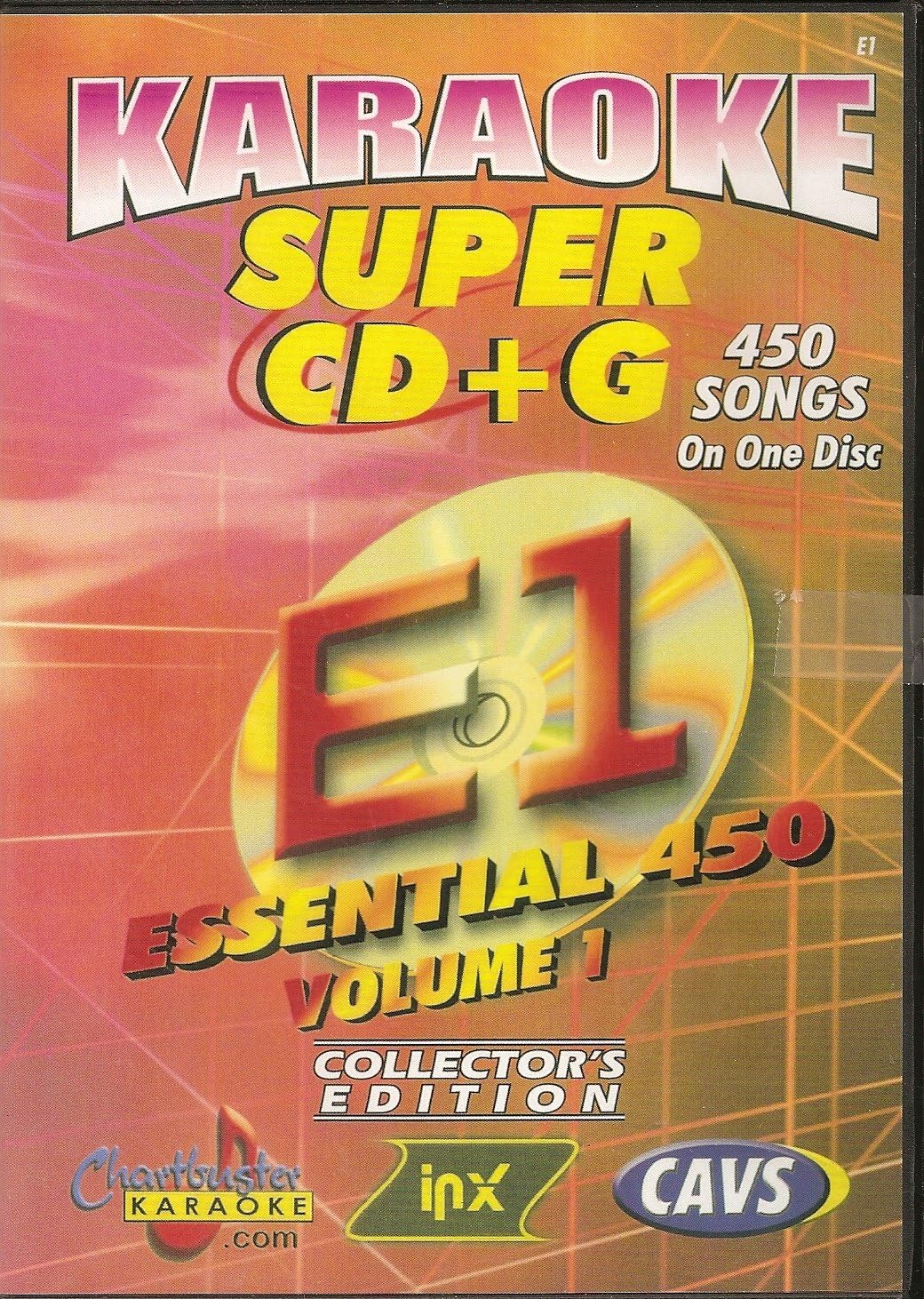 CHARTBUSTER SUPER CD+G Volume #1 - 450 CDG Karaoke Songs Playable on ...