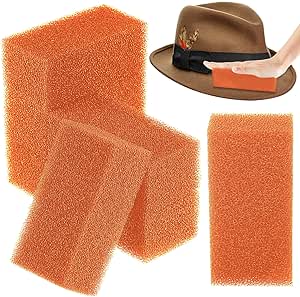 Amazon.com: 6 Pieces Felt Hat Cleaning Sponges Felt Hat Cleaner Western ...