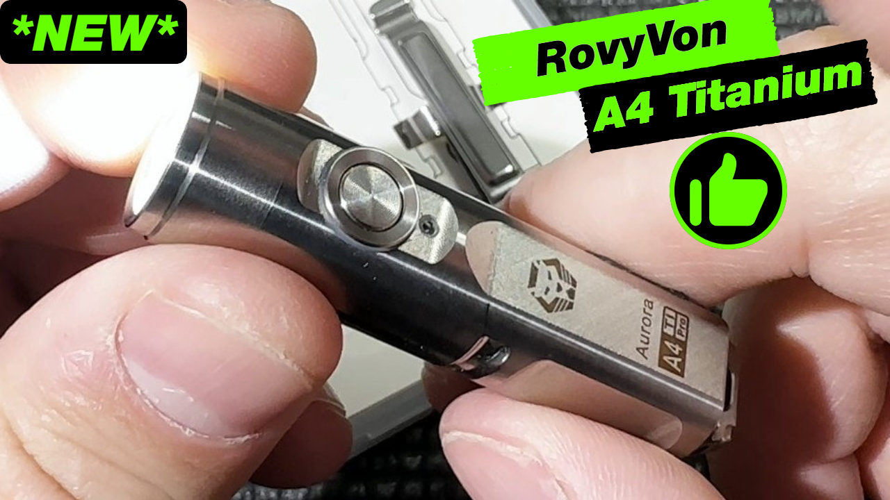 Watch Worth Buying Quality Titanium RovyVon A4 Titanium Flashlight on ...