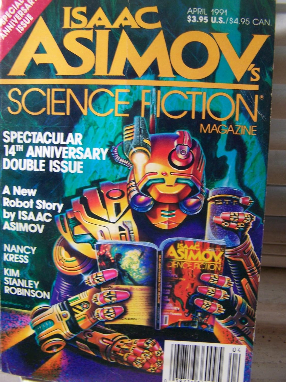 Isaac Asimov's Science Fiction Magazine April 1991: Asimov, Isaac ...