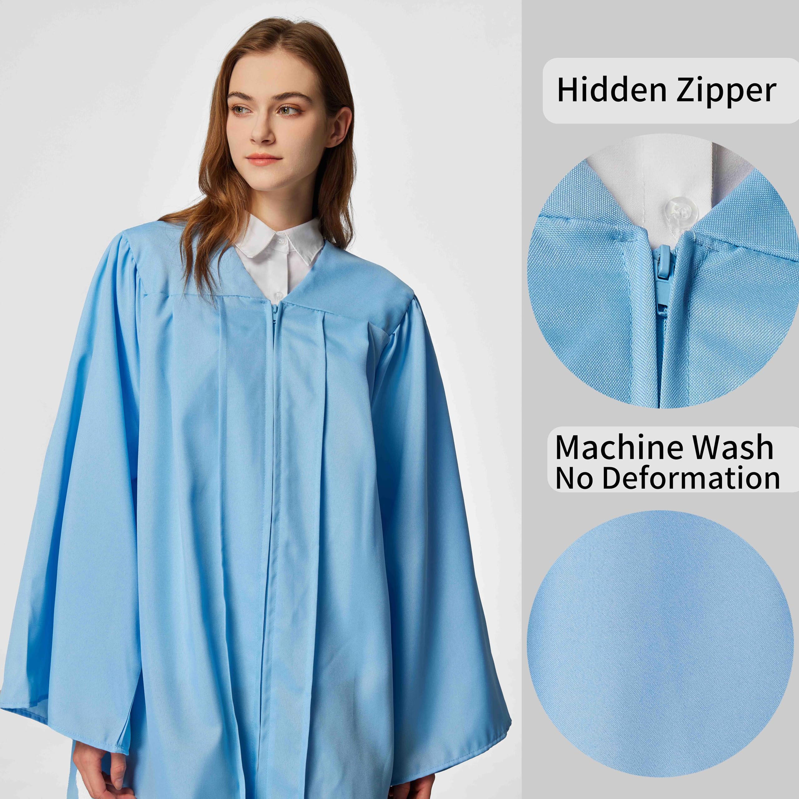Snapklik.com : MyGradDay Unisex Matte Choir Robes For Church Baptism ...