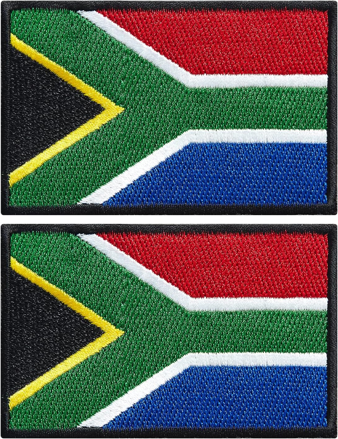 Amazon.com: stidsds 2 Pack South Africa Flag Patch South Africa Flags ...