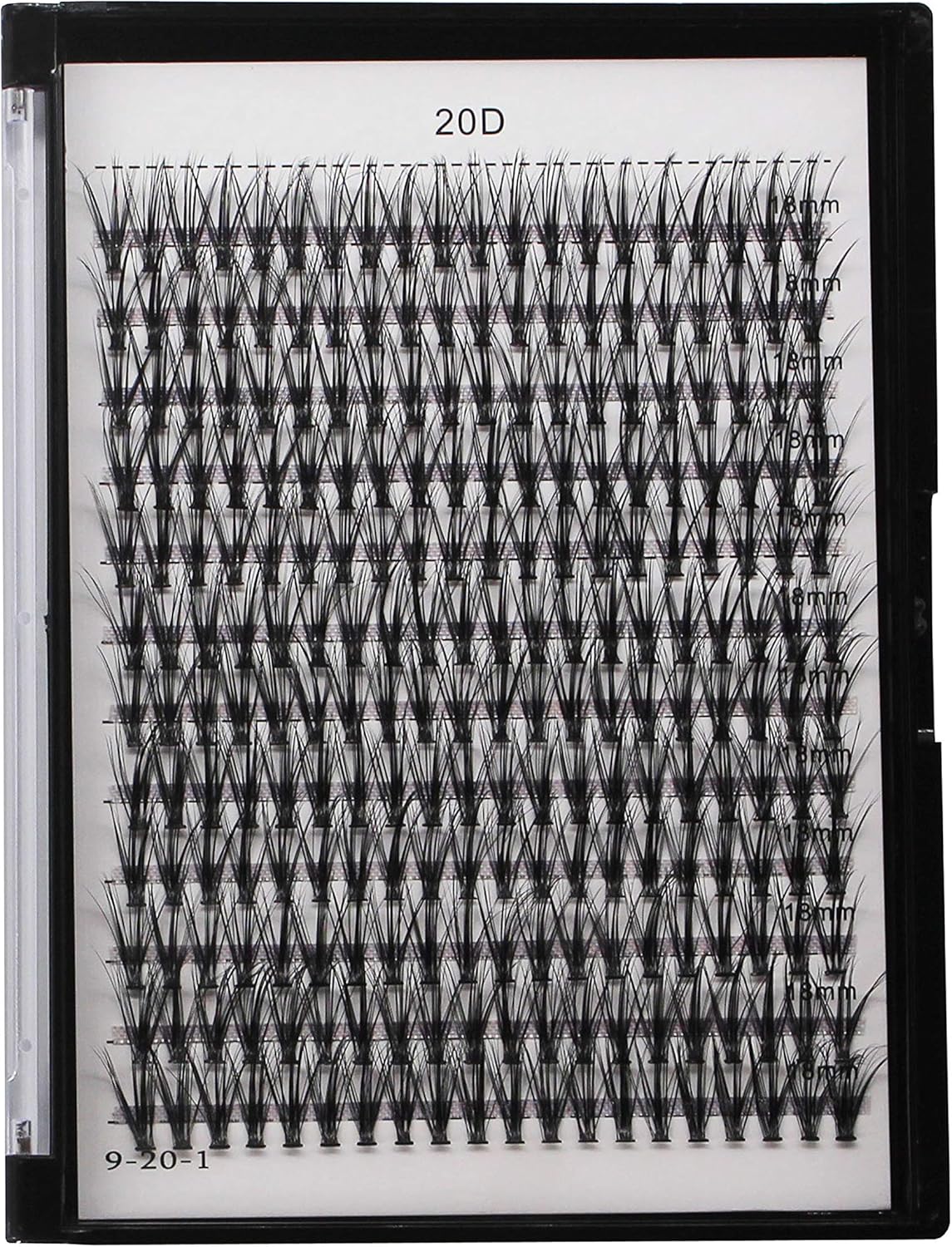 Amazon.com: Bodermincer 240pcs 20D D Curl Lashes Clusters Professional ...