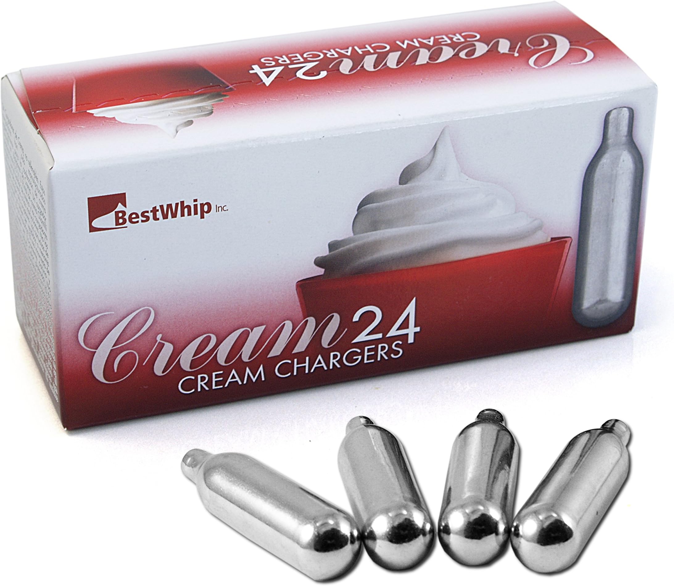 Amazon.com: Chef Master Whipped Cream Chargers, 10-Pack: Chef Master ...