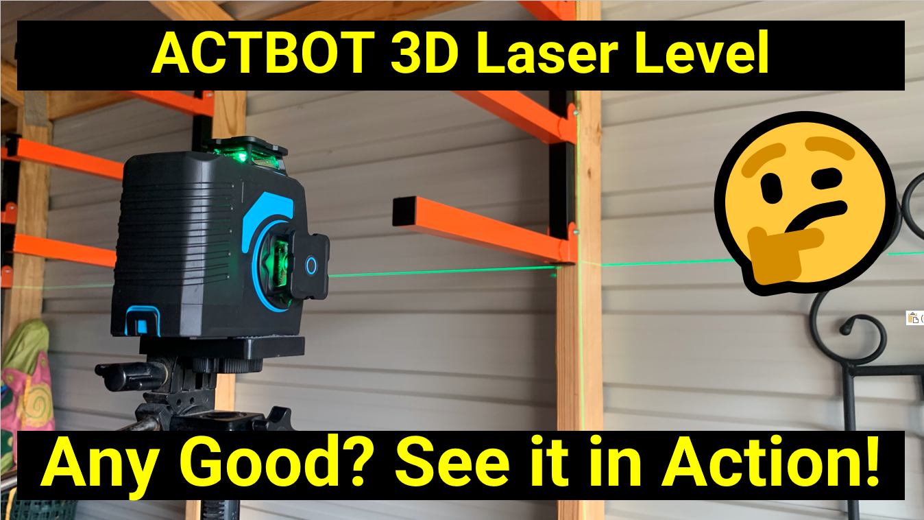 Watch See it in Action! ACTBOT 3D Laser Level on Amazon Live