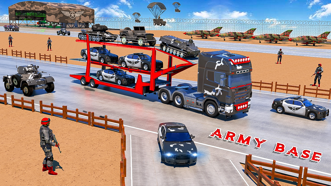 Army Car Truck Transport Driving Game: Army Truck Game - App on the ...