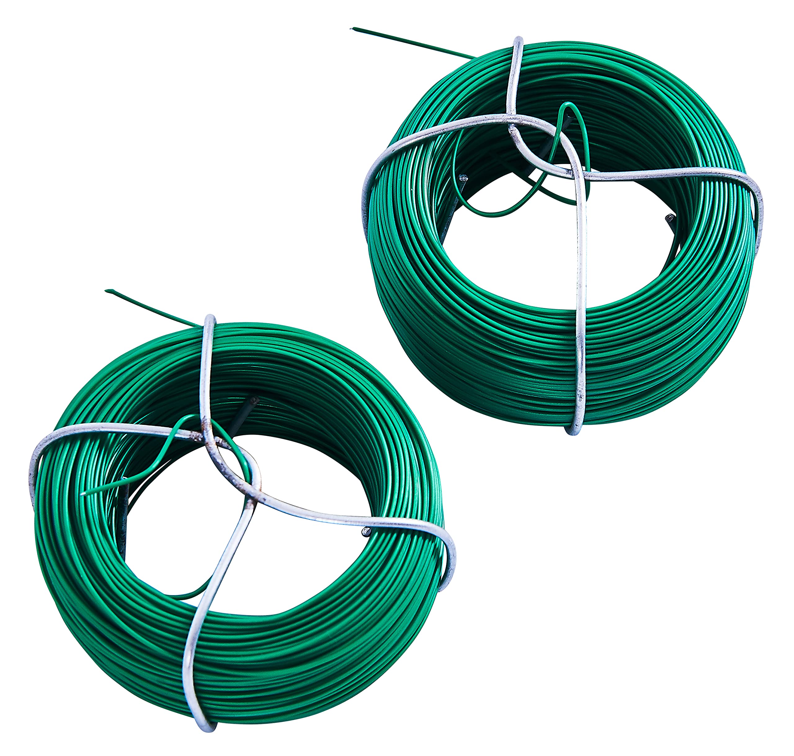 Amtech U4200 2 piece 50m plastic coated garden wire set : Amazon.co.uk ...