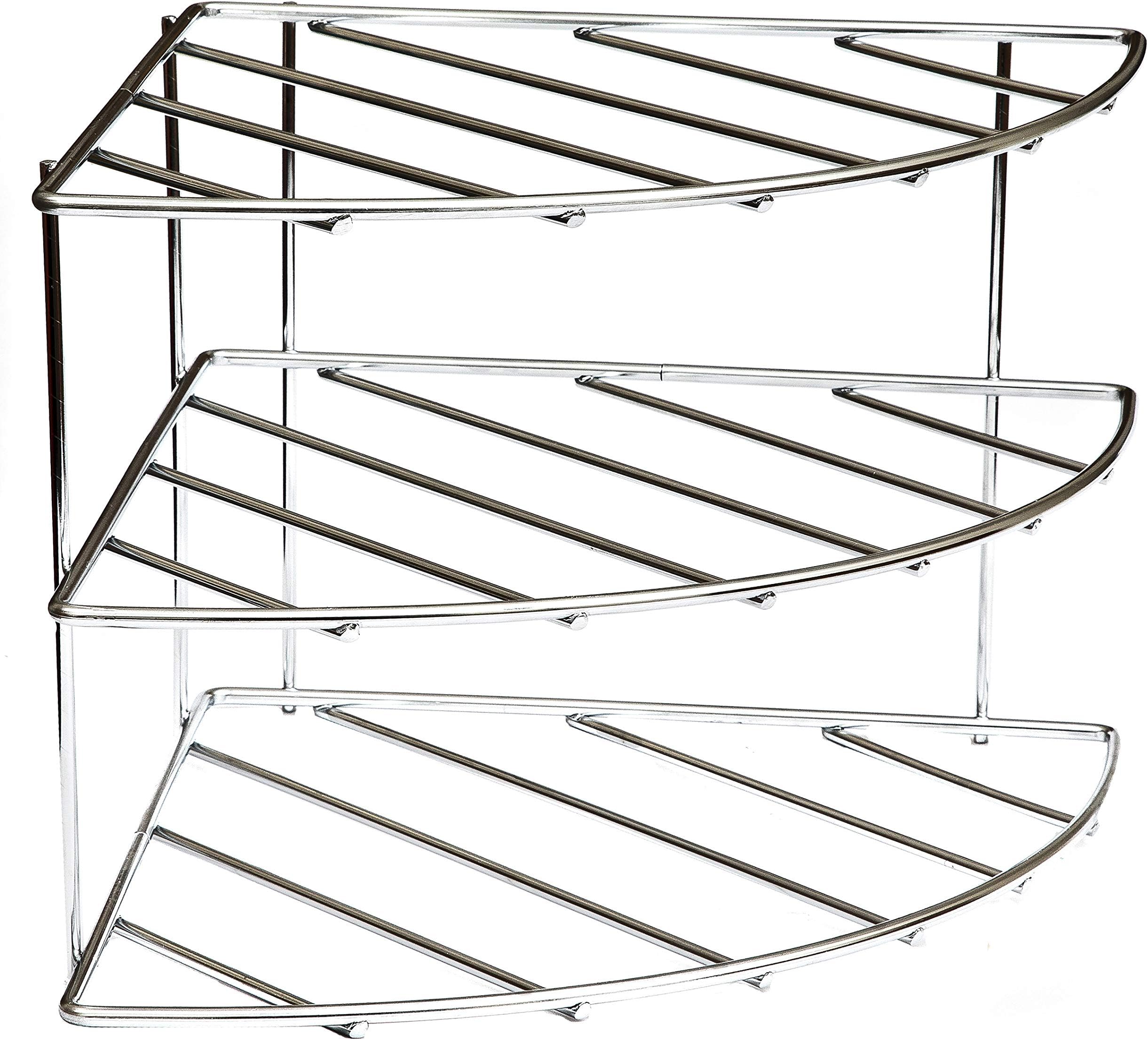 simplywire – 3 Tier Plate Rack - Kitchen Cupboard Organiser – White ...