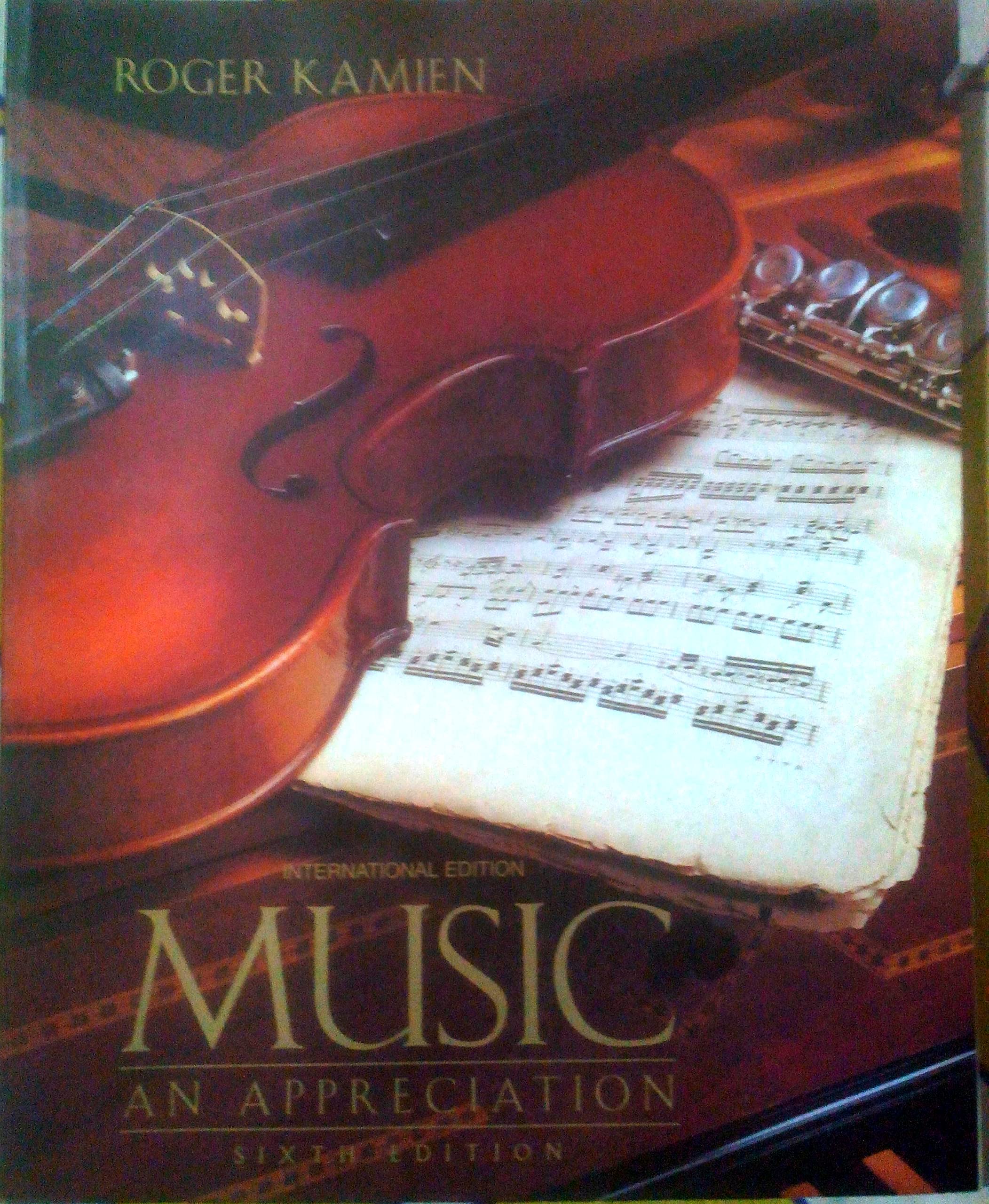 Music: An Appreciation: Roger Kamien: 9780071144148: Amazon.com: Books