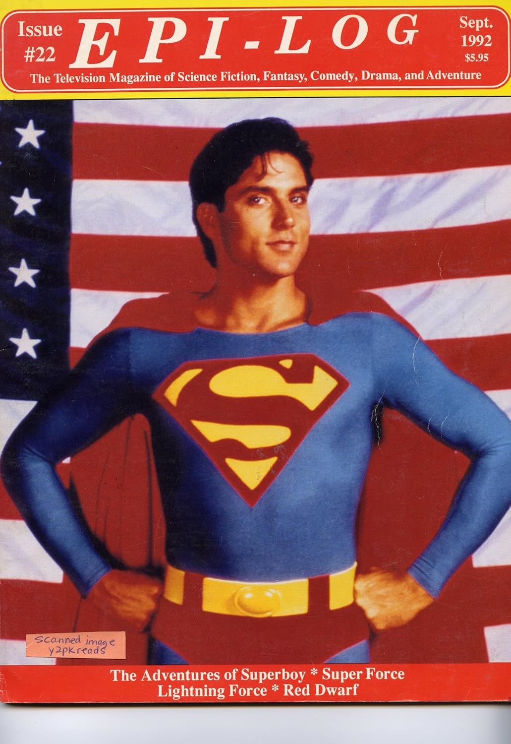 Epi-log Issue #22, Sept 1992, (Superboy, Lightning Force) the ...