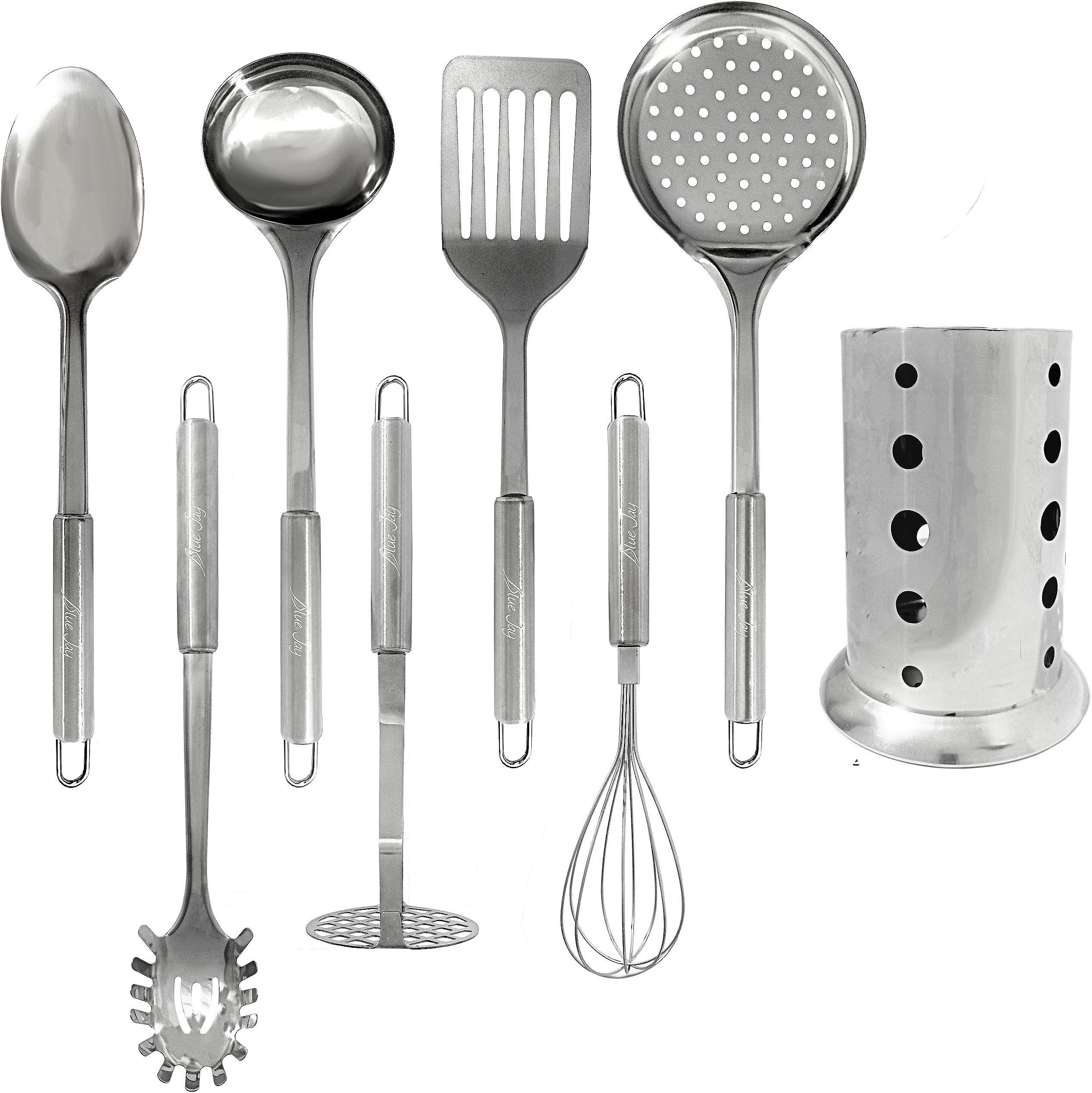 Stainless Steel Kitchen Utensils Set - 11pcs Cooking Utensils Set ...