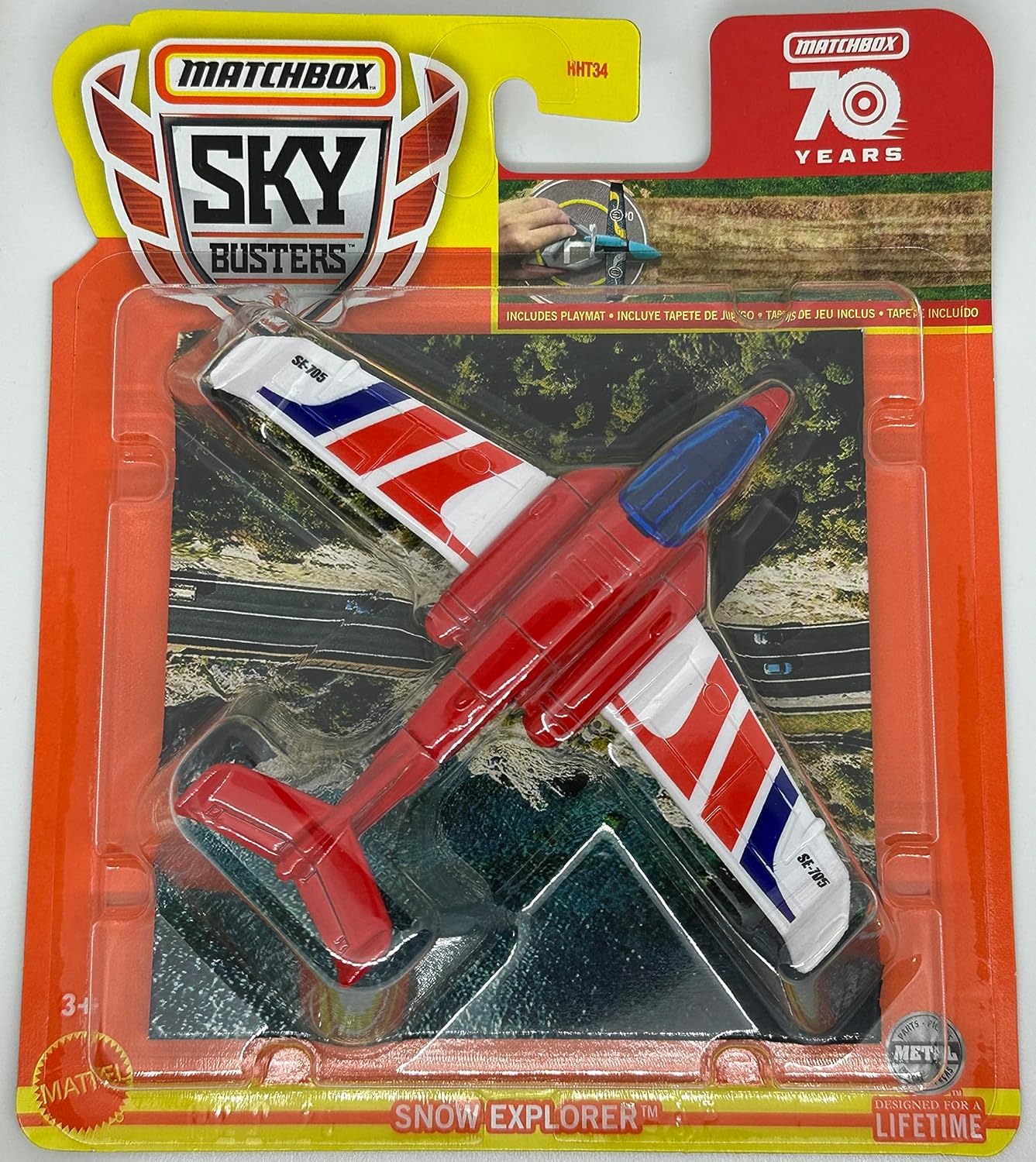 Amazon.com: Matchbox 2023 - Sky Busters - Snow Explorer 23/32 - Jet ...