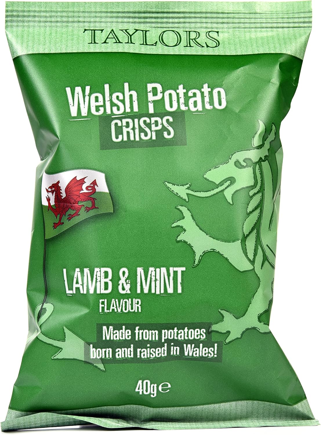 Taylors Welsh Potato Crisps Lamb and Mint Flavour Welsh Potato Crisps ...