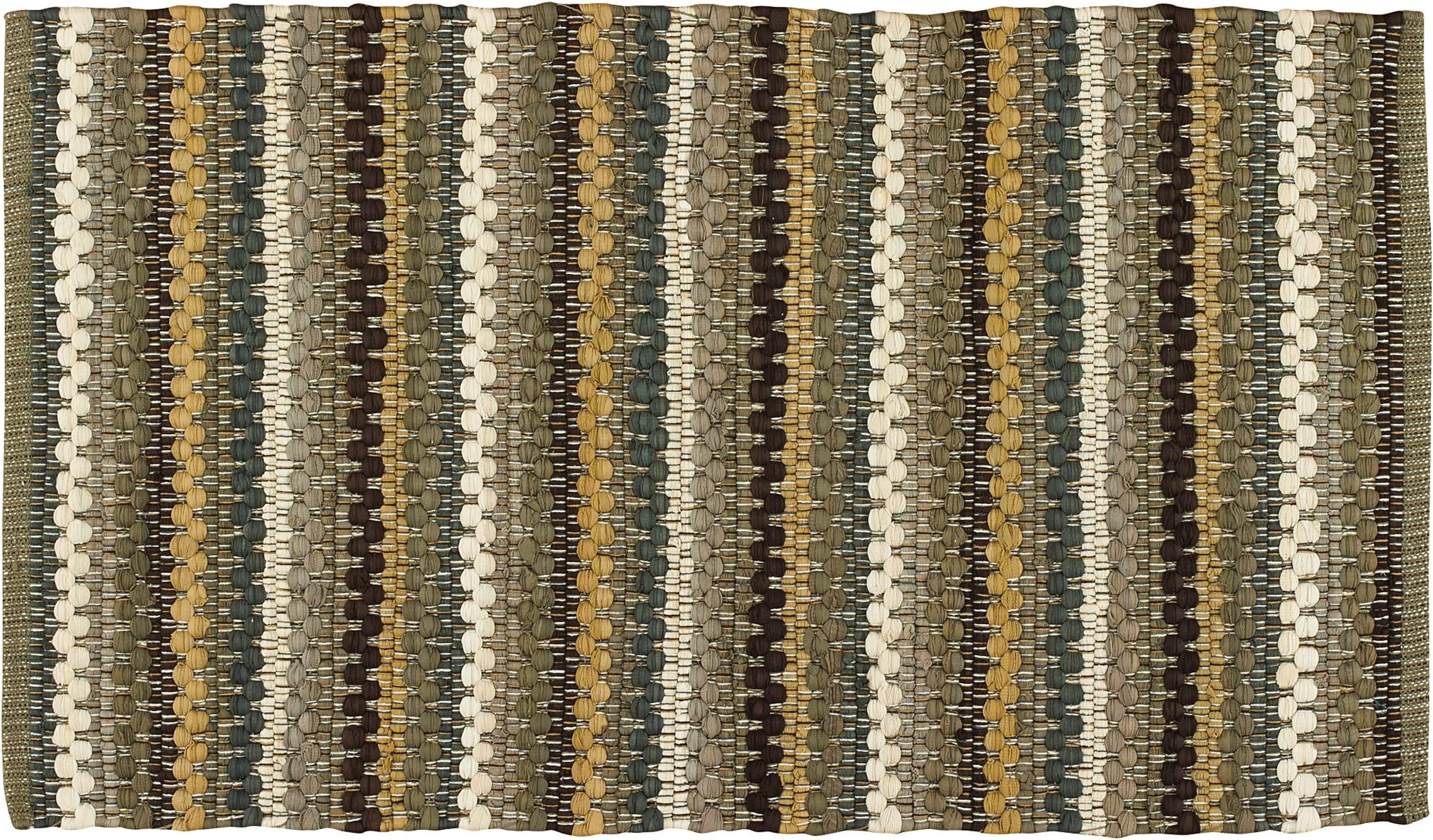 Amazon.com: Park Designs 376-25 Black Coffee Rag Rug, 24" x 42" : Home ...