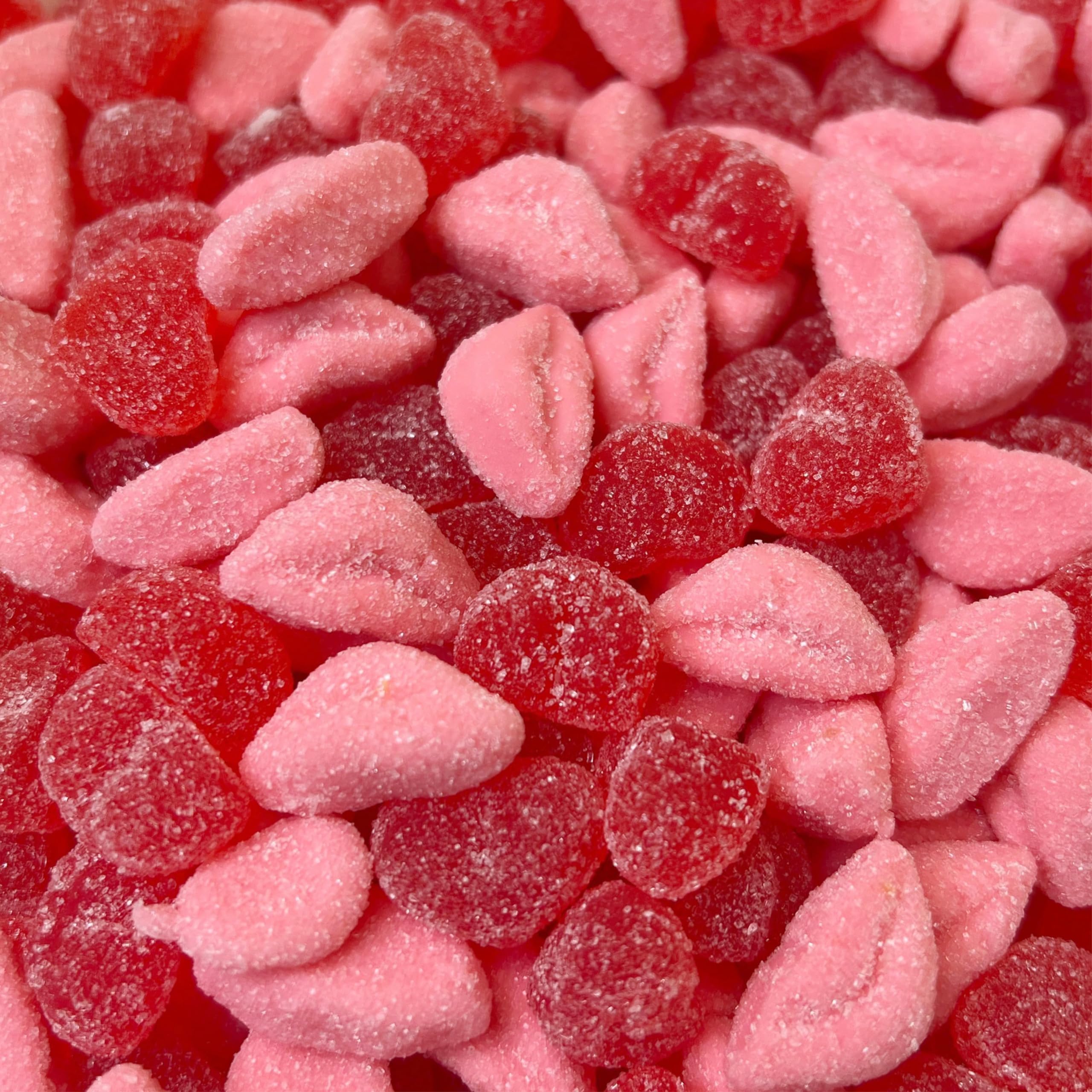 Amazon.com: Strawberry Puffs Candy - 5 Lb - Pink and White Easter Candy ...