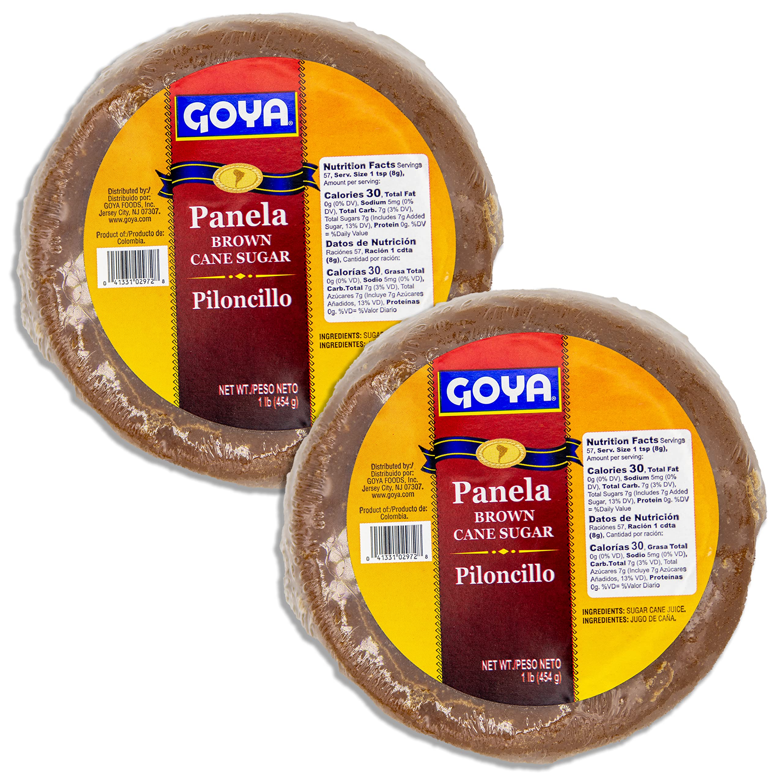 Buy VALUE 2-PACK - Two Panela Redonda Brown Sugar Cane - Piloncillo ...
