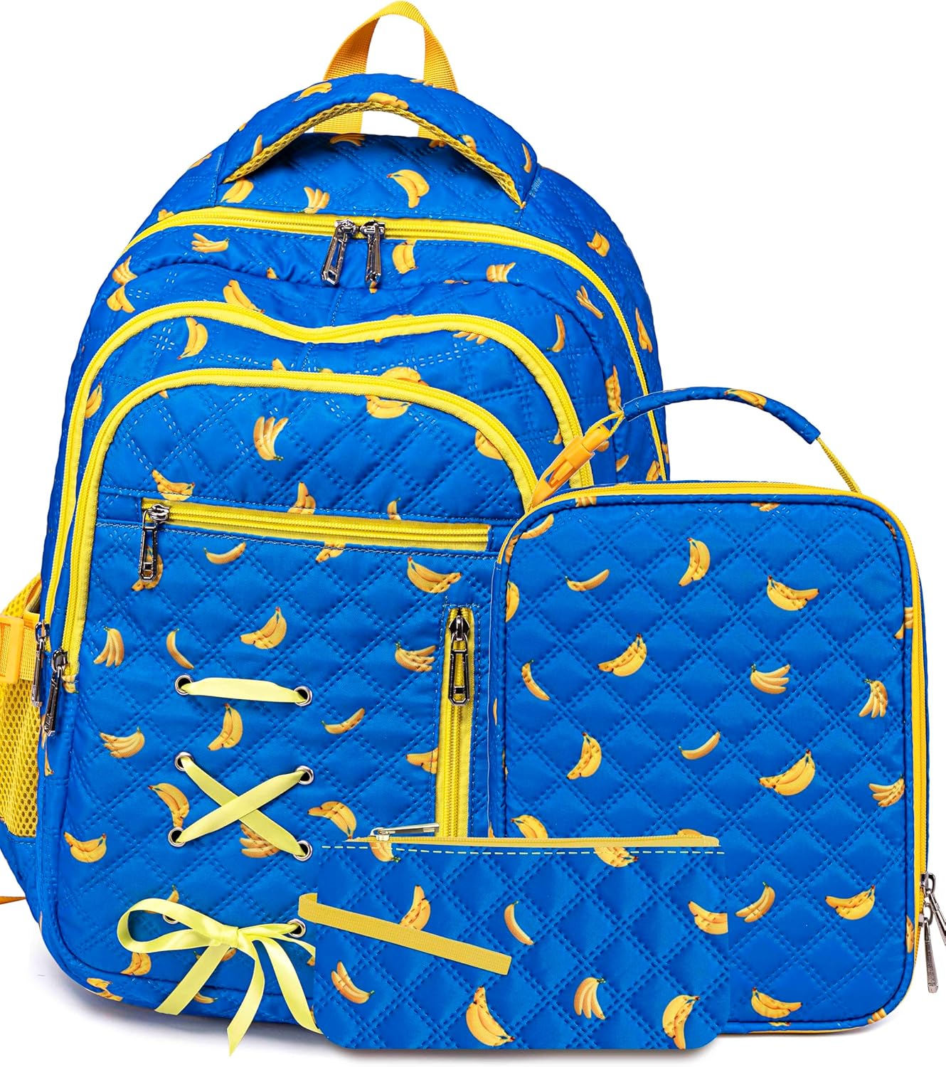 Amazon.com: TuErCao Sunny Banana Themed Backpack for Kids Backpack with ...