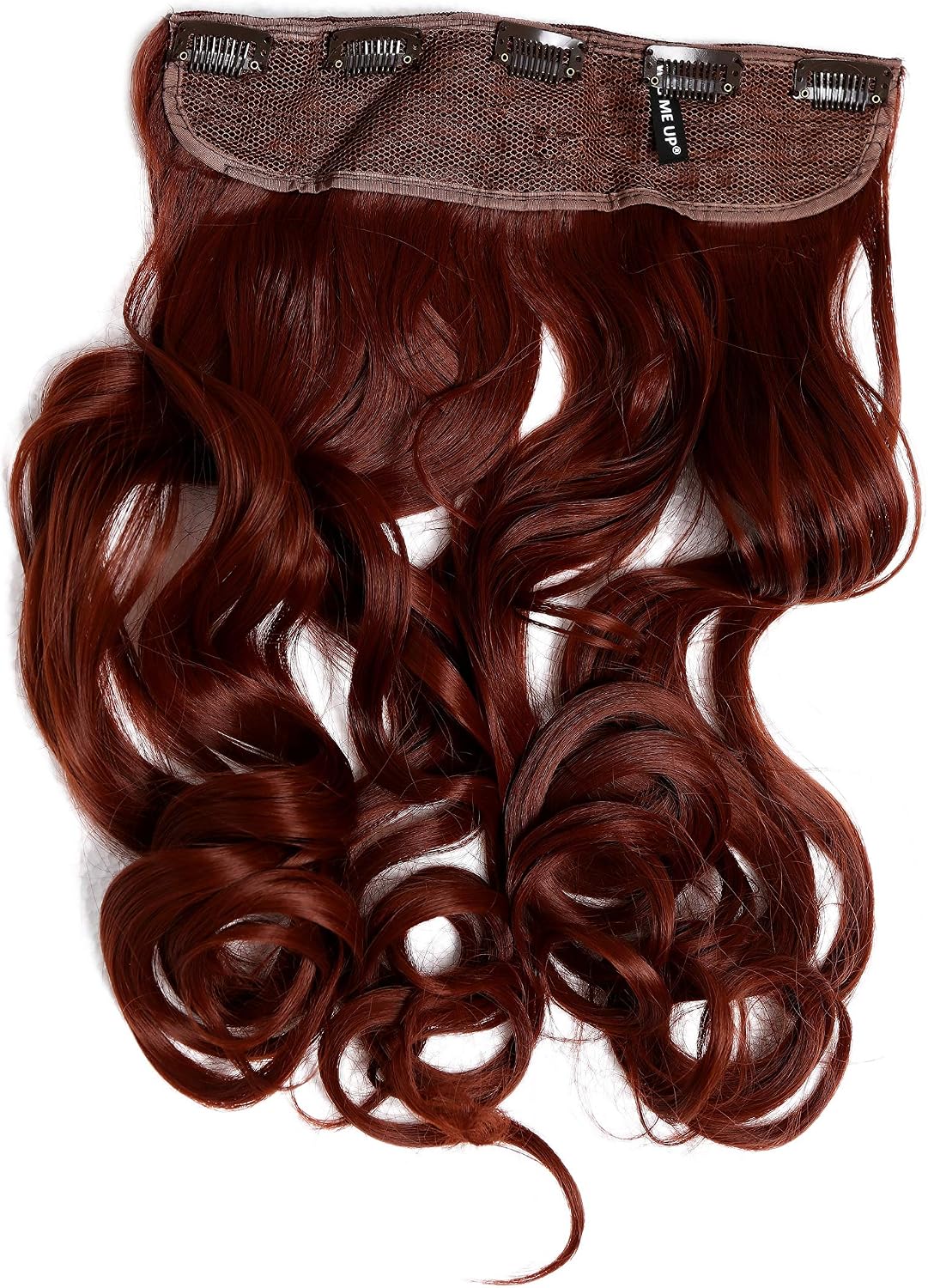 WIG ME UP – YZF-3180-35 Hairpiece Halfwig (half wig) 5 Microclip Clip ...