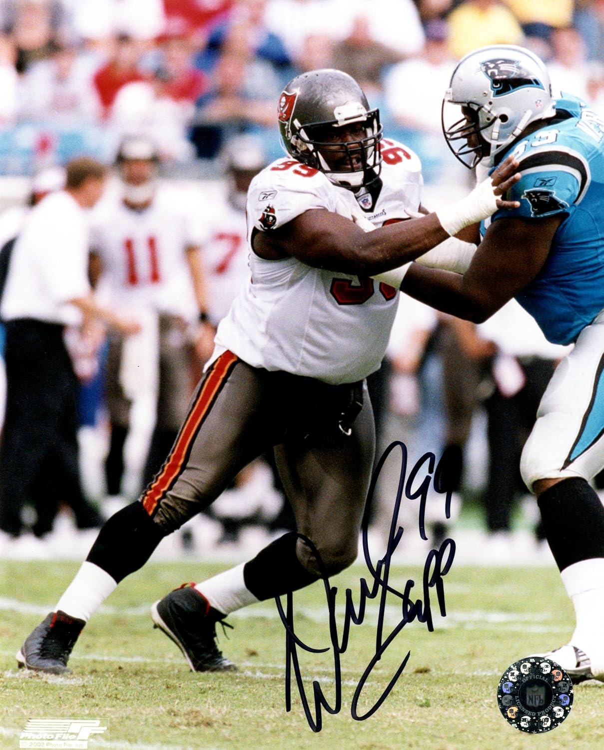 Warren Sapp Signed Photo 8x10 - Tampa Bay Buccaneers - JSA Certified ...