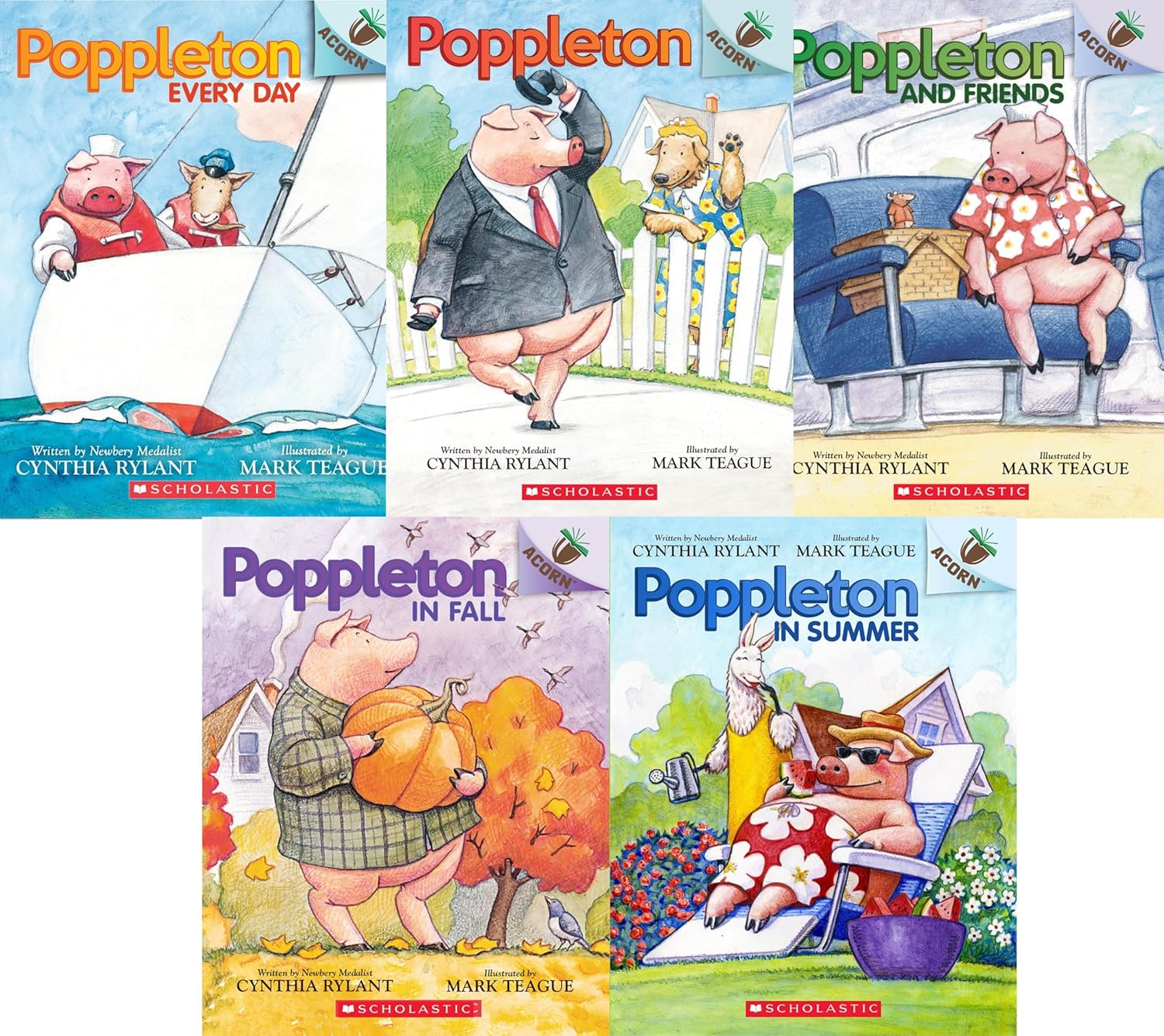 Poppleton Box Set of 5 ; Level 2 Readers: Amazon.com: Books