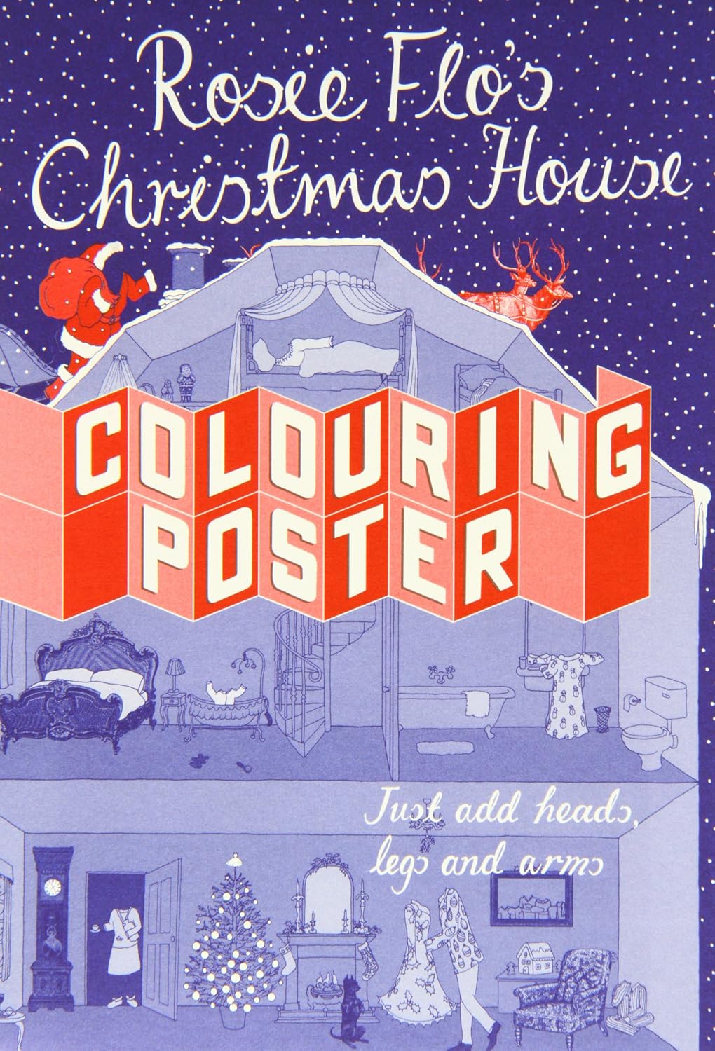 Rosie Flos Christmas House Colouring Pos: Roz Streeten: 9781870375177 ...