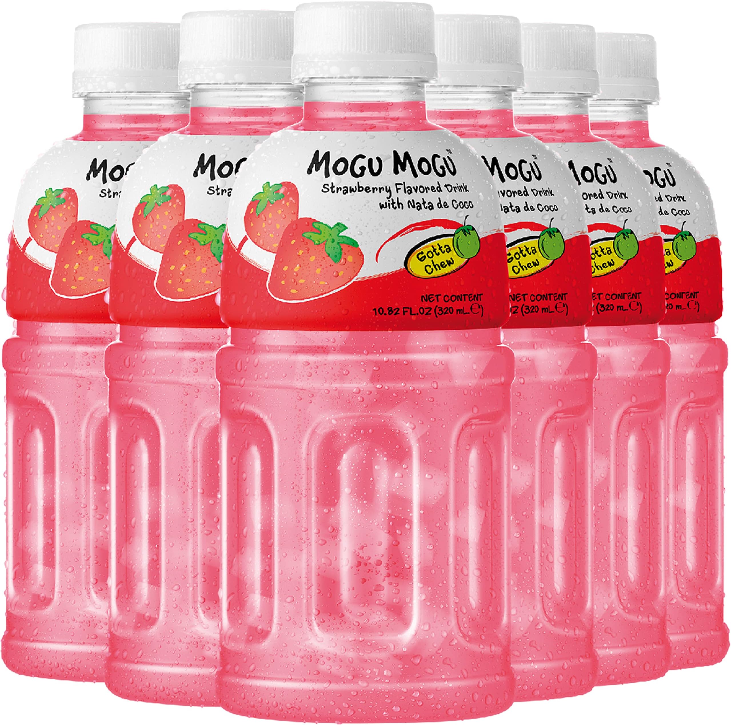 Amazon.com : Mogu Mogu Juice with Nata De Coco, Lychee, 64.92 Ounce ...