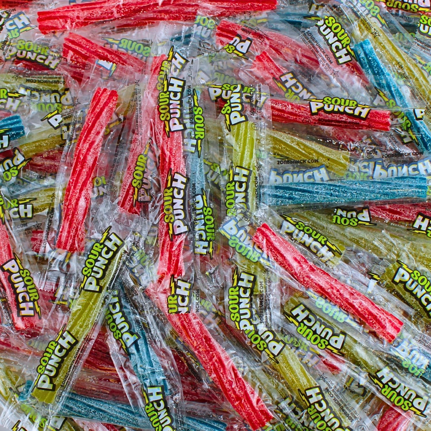 Amazon.com : Mini Sour Patch Straws Bulk - Assorted Flavored Sour Punch ...