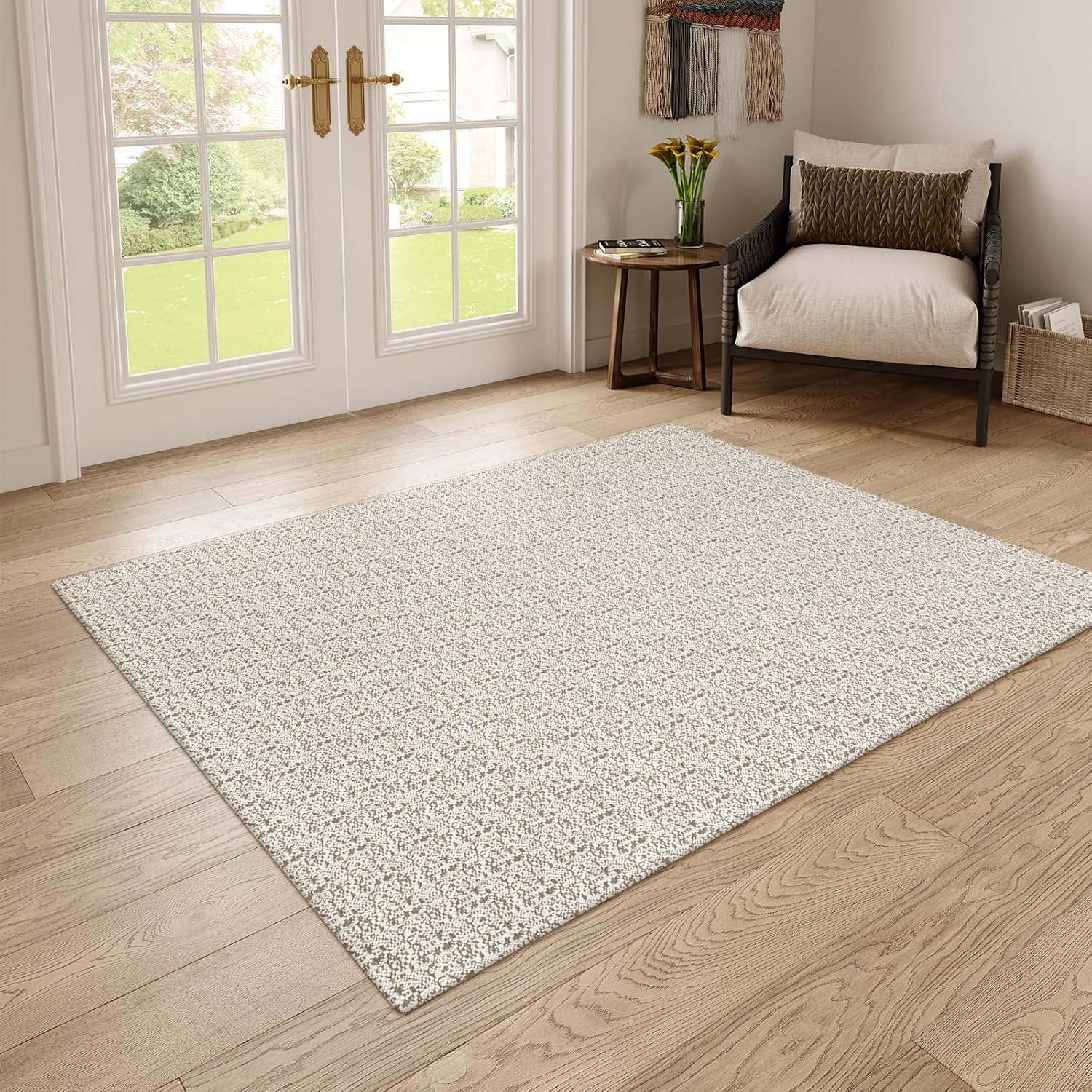 Amazon.com: Collive Area Rugs 4x6, Farmhouse Machine Washable Living ...