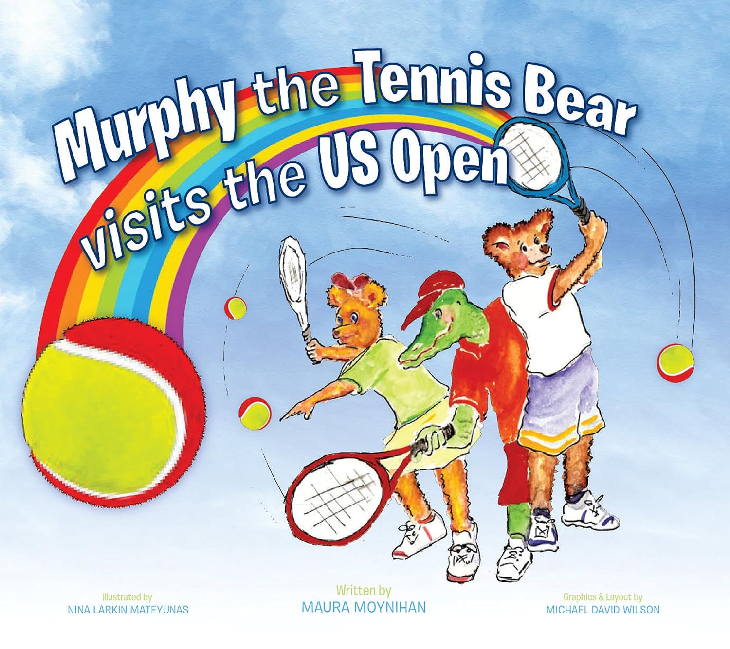 Murphy the Tennis Bear Visits The US Open (Murphy Bear Tennis Series ...