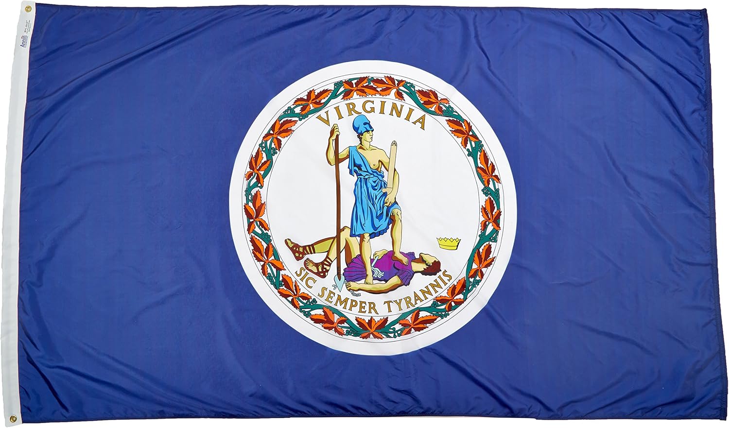 Amazon.com : Annin Flagmakers Virginia State Flag USA-Made to Official ...