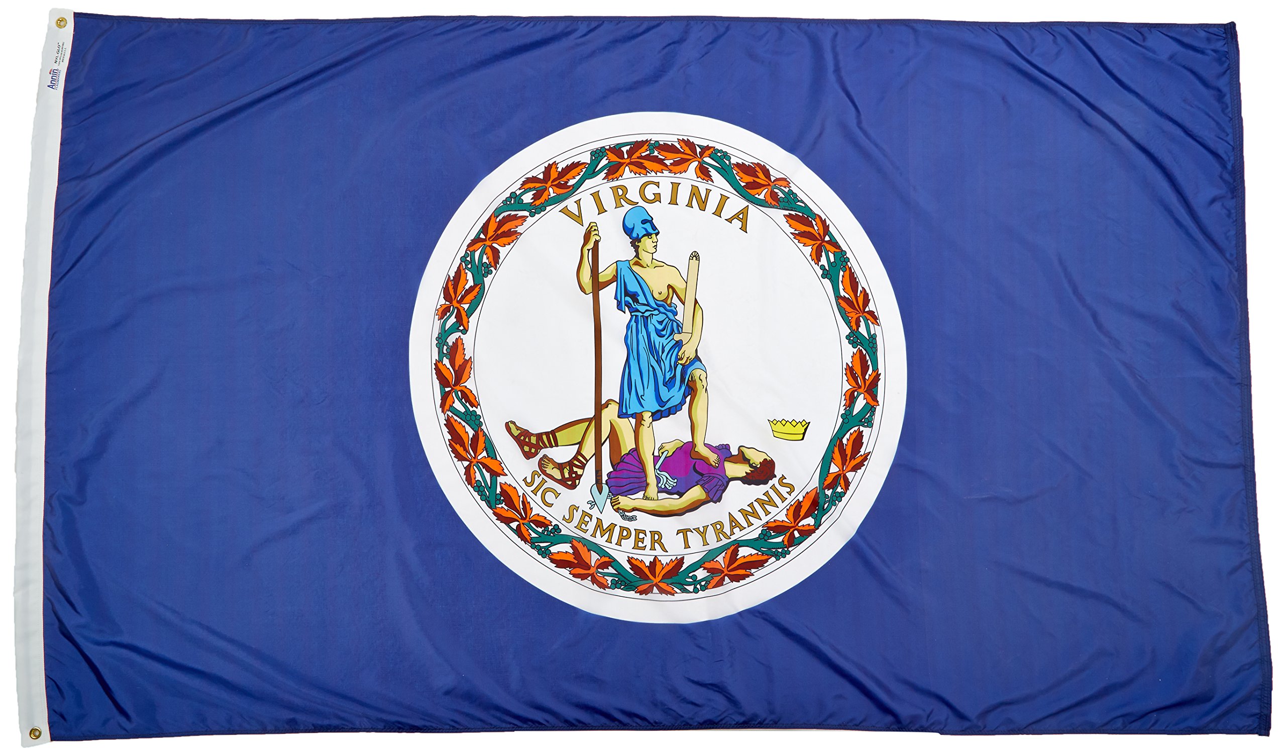Snapklik.com : Annin Flagmakers Virginia State Flag USA-Made To ...