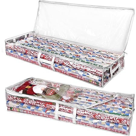 Amazon.com: ProPik Wrapping Paper Storage Containers | Gift Wrap ...