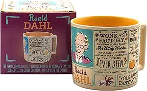 Amazon.com | The Unemployed Philosophers Guild Roald Dahl Coffee Mug ...