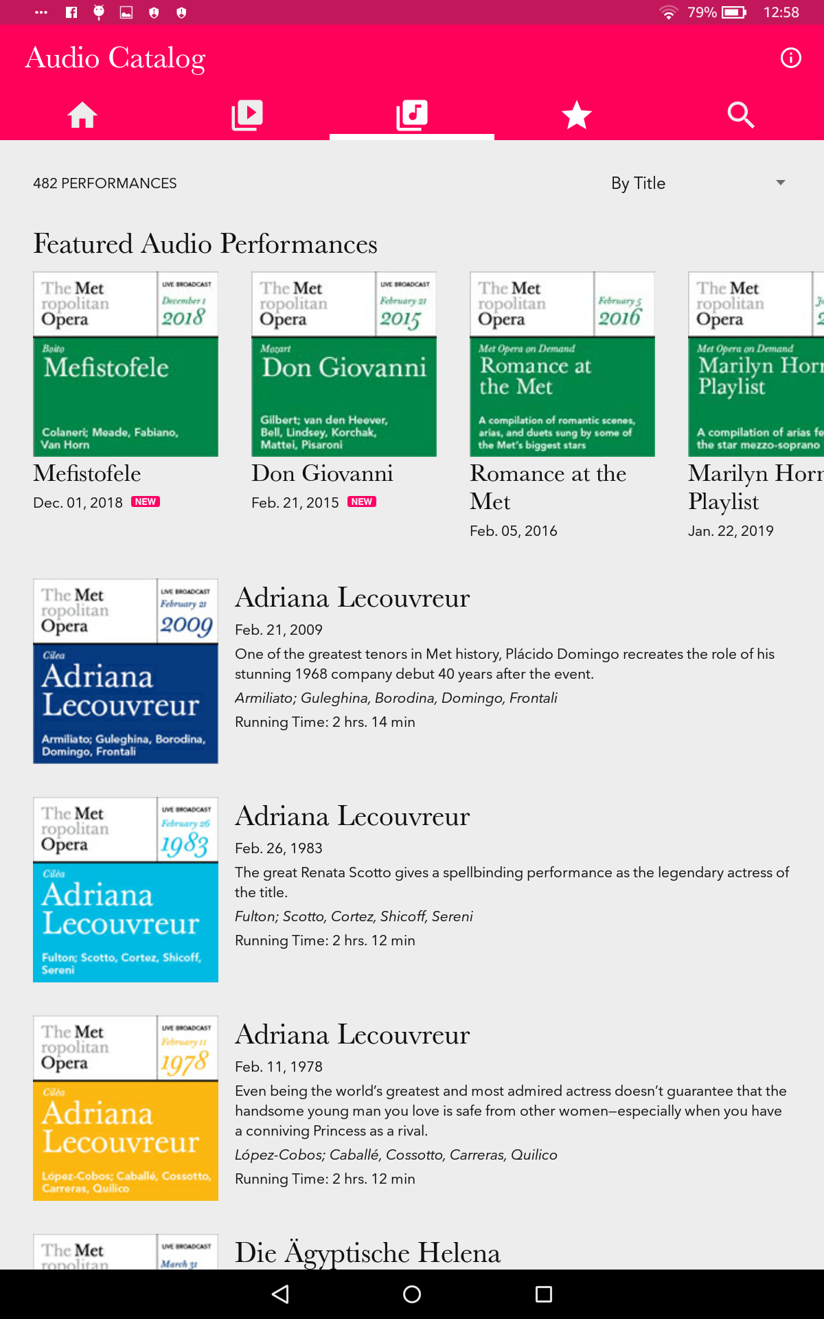 Met Opera on Demand-Amazonアプリストアのアプリ